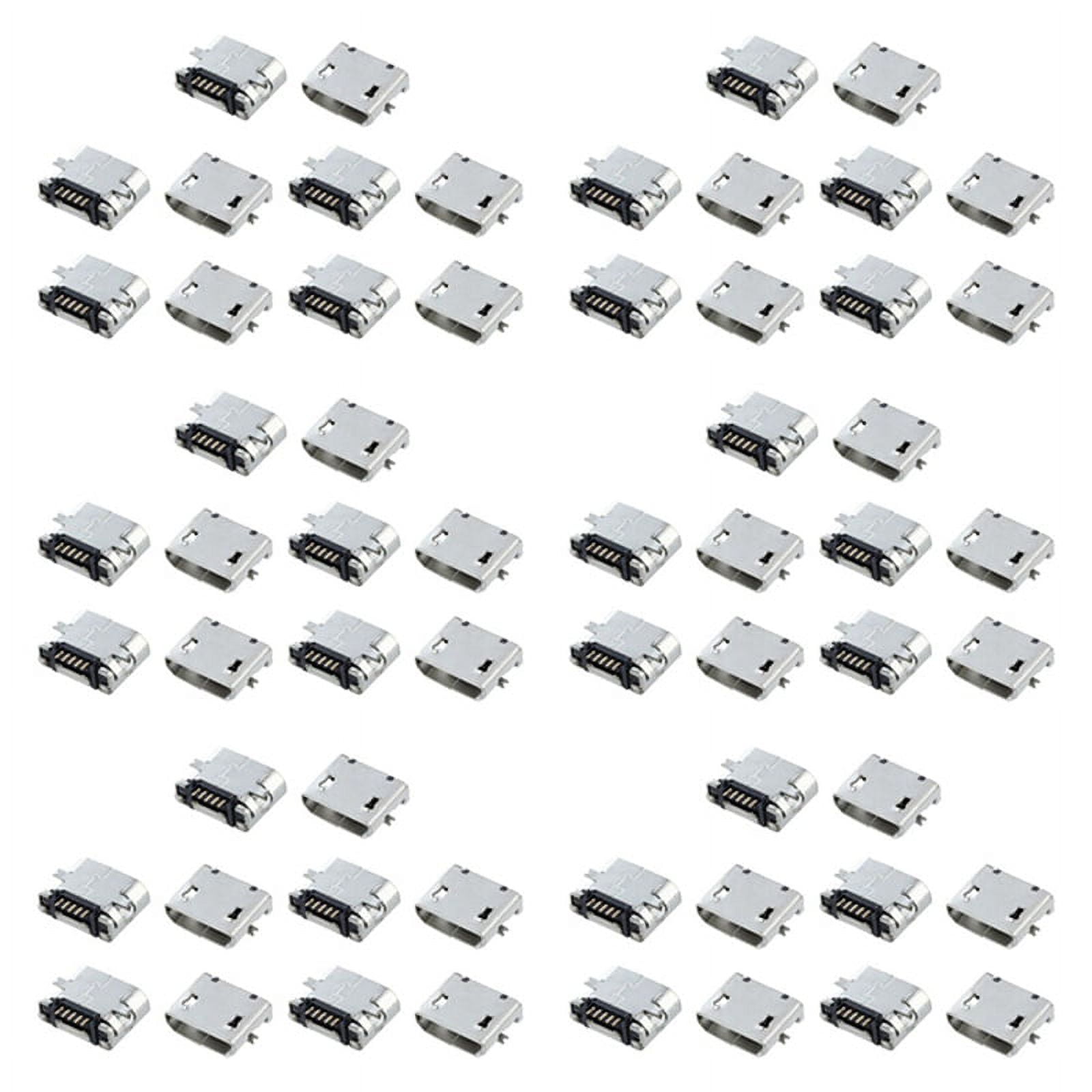 60 Pcs Spare Parts Type B Usb Female Connector Port Socket