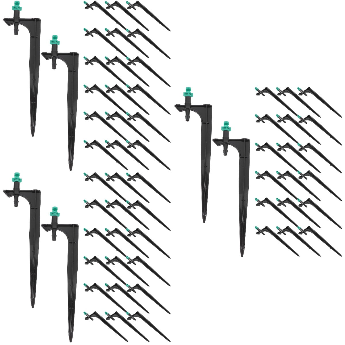 60 Pcs Sprinkler Spike Spray Nozzle Plant Misting Nozzle Watering ...