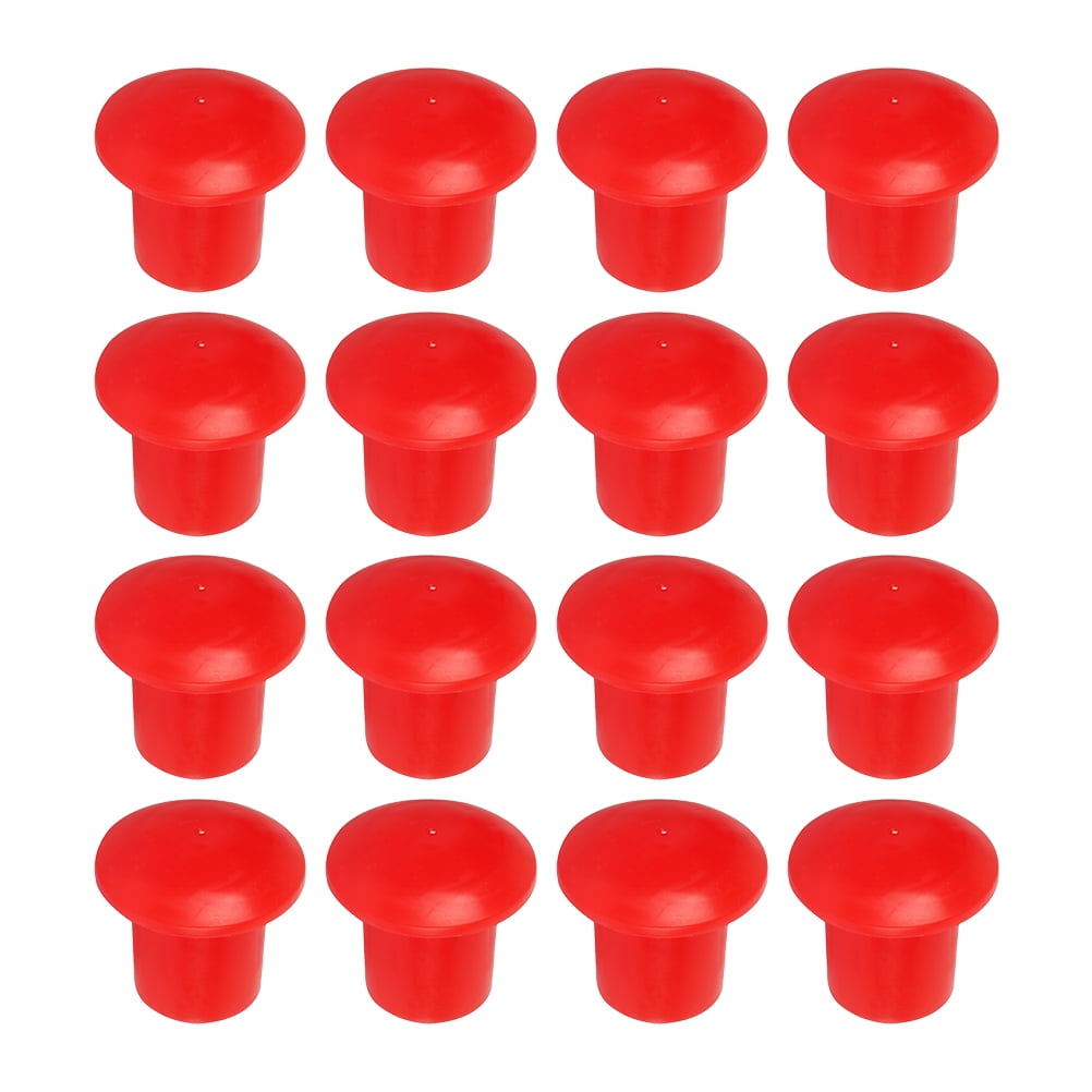 60 Pcs Steel Cap Survey Rebar Mushroom Caps Hard Hat Work Red - Walmart.com