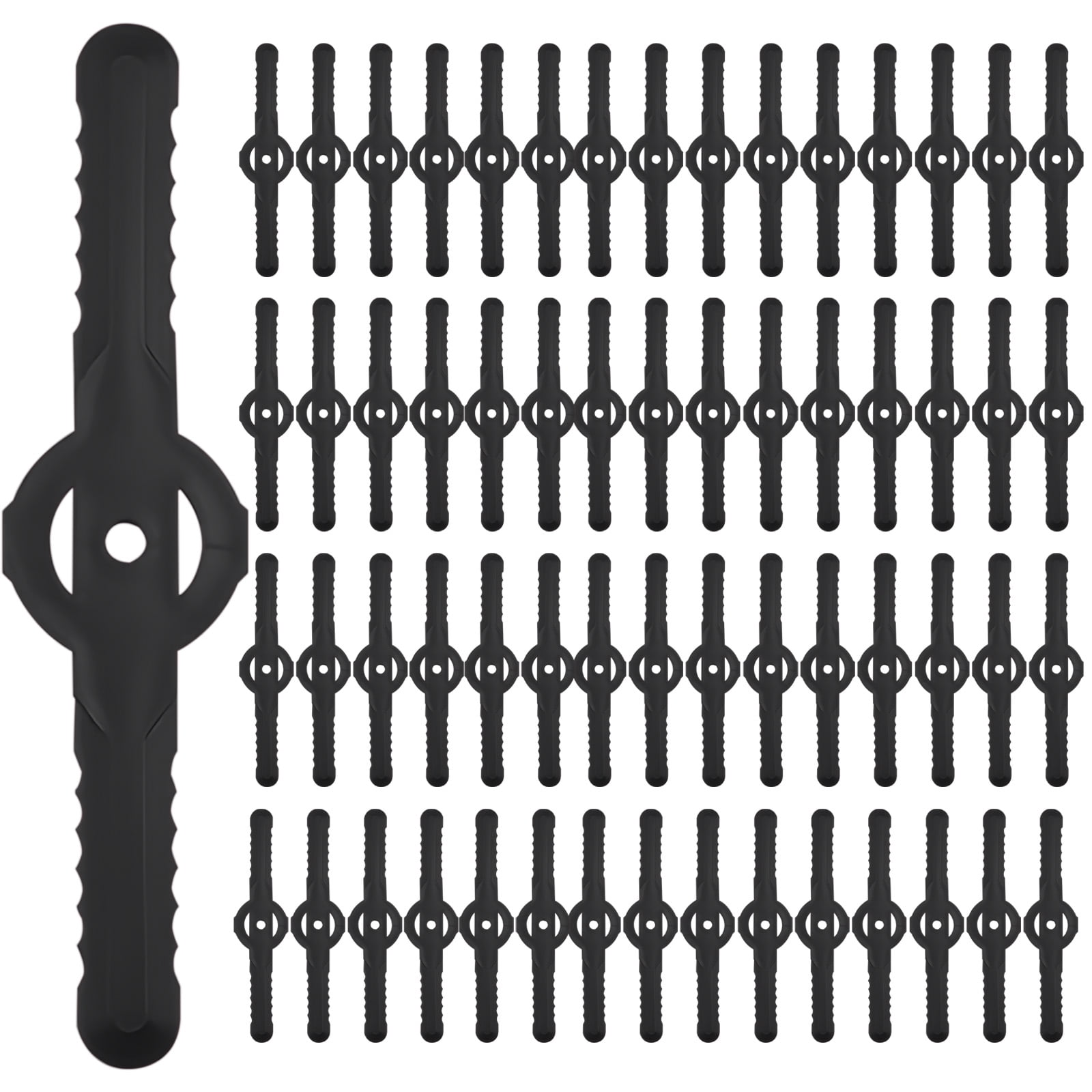 60 Pcs String Trimmer Head Blades Replace, Weed Eater Wacker Blades ...