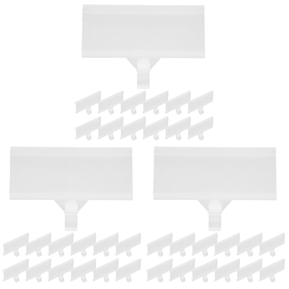 FENGGUIQU Sturdy Plastic Price Tag Holder for Storage Bins Easy ...