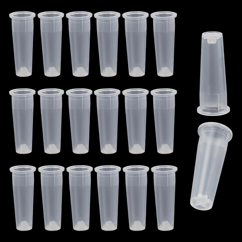 60 Pcs Syringe Cap Cover Adapter Luer Lock Syringe Tip Caps Dispensing ...