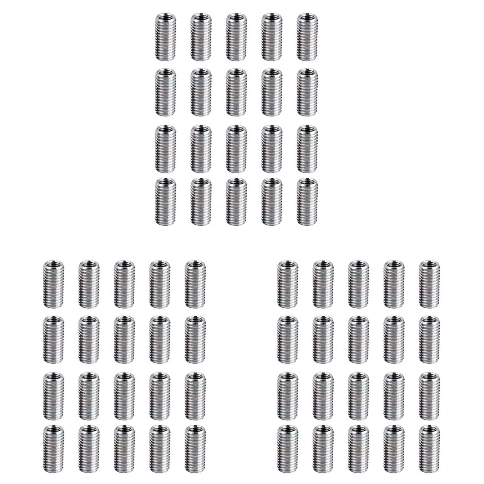 60 Pcs Thread Reducing Nuts, M8 Male to M6 Female Thread Screw Sleeve ...