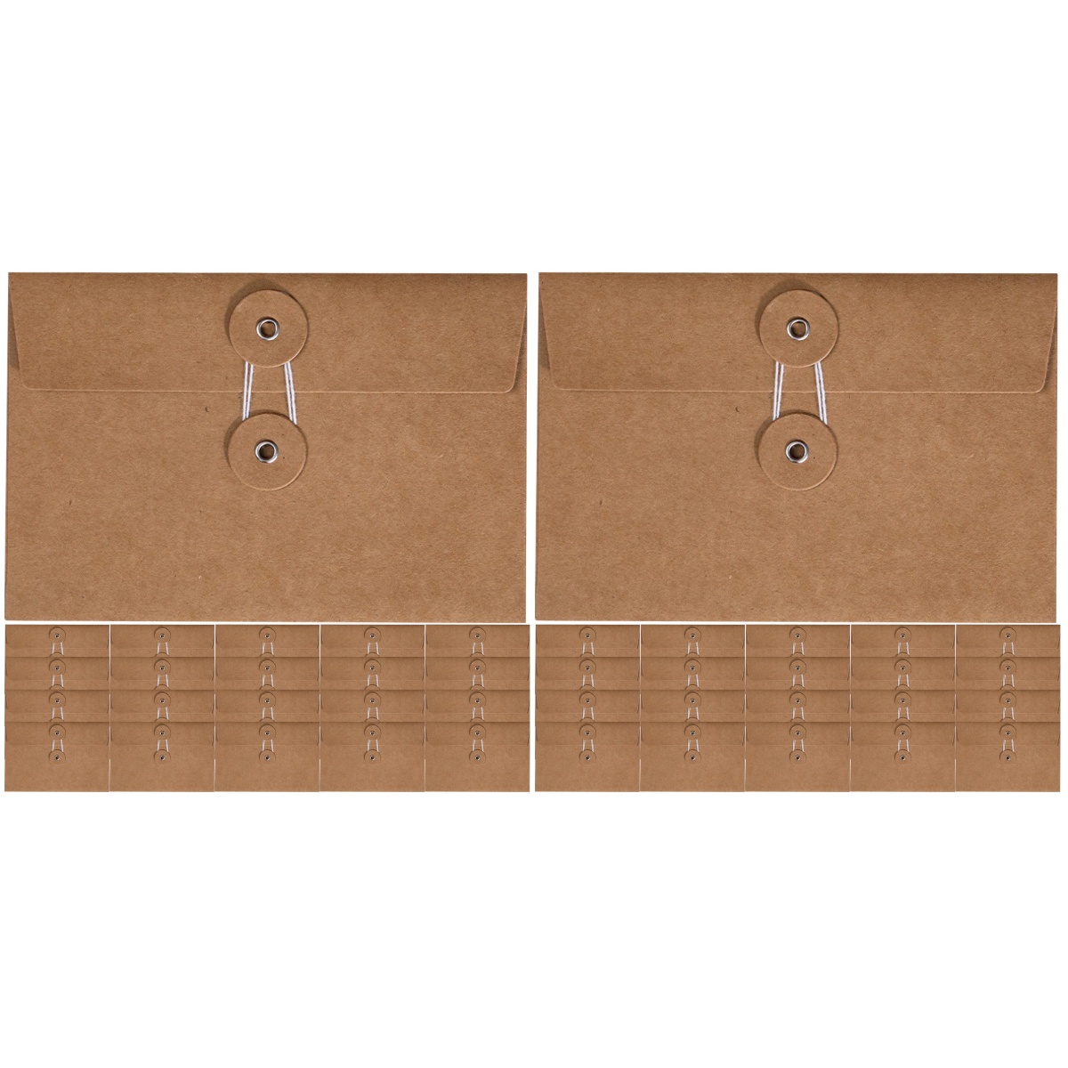 60 Pcs Vintage Envelopes Blank Surface Envelopes Photo Letter Envelopes ...