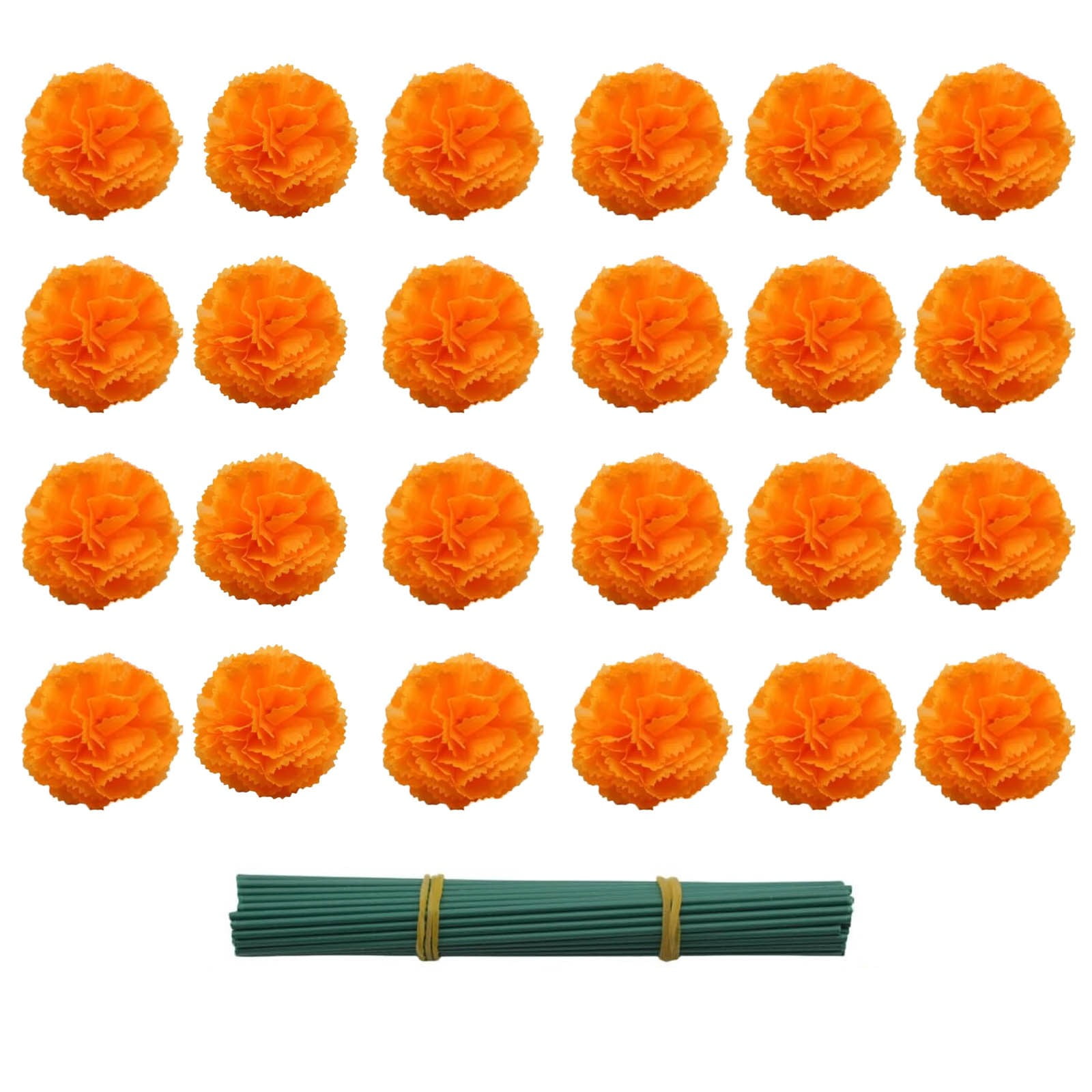 60 Piece Flower Latex Realistic Home Silk Floral Arrangement For ...