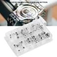 60-Piece Stainless Steel Watch Crown Kit, 12 Silver Chronograph Button ...