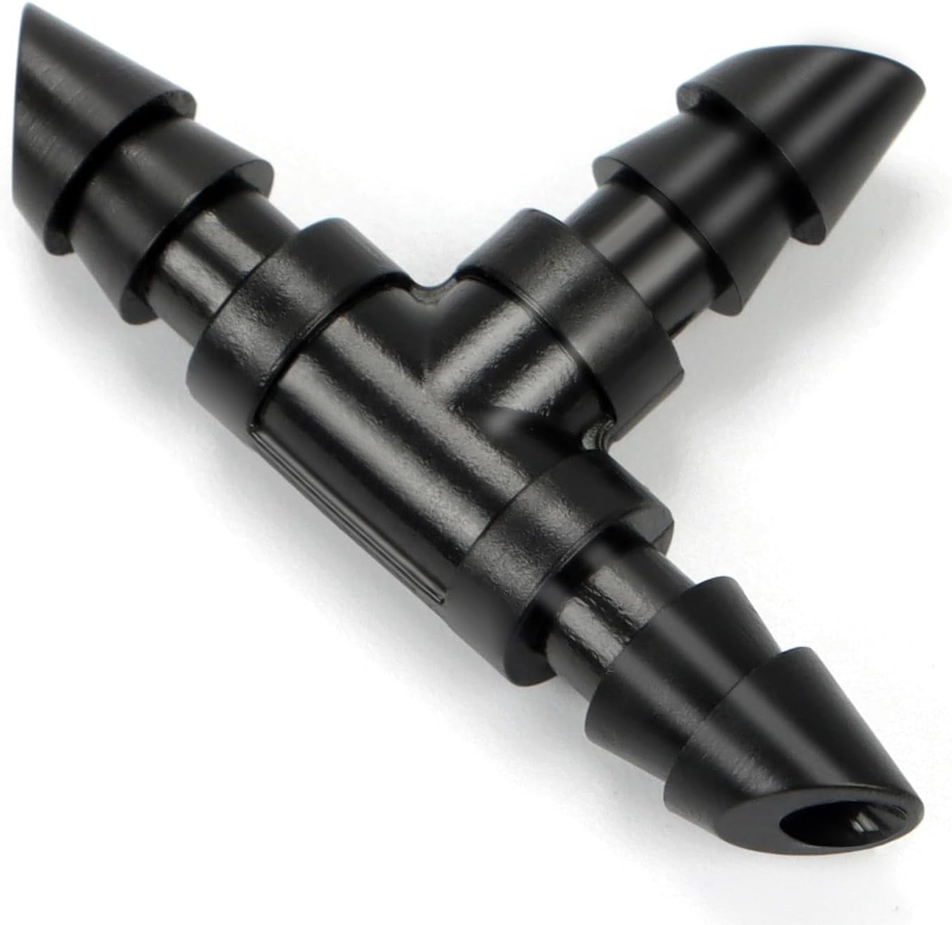 60 Pieces 1/4" Drip Irrigation Tee Fittings：1/4'' Drip Line Double ...