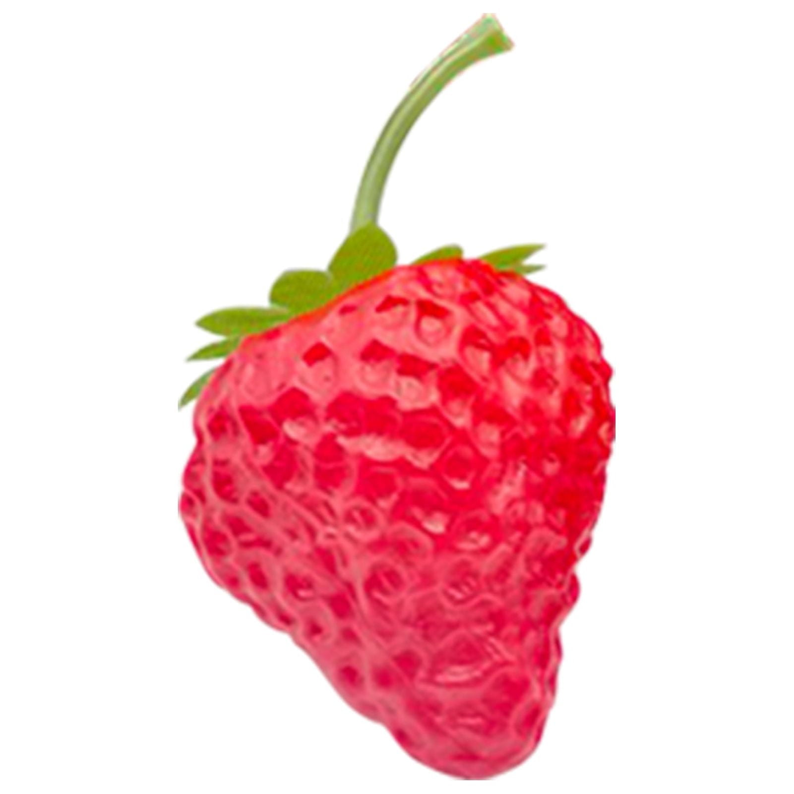60 Pieces Fake Strawberries Décor, Fake Fruit Artificial Strawberry ...