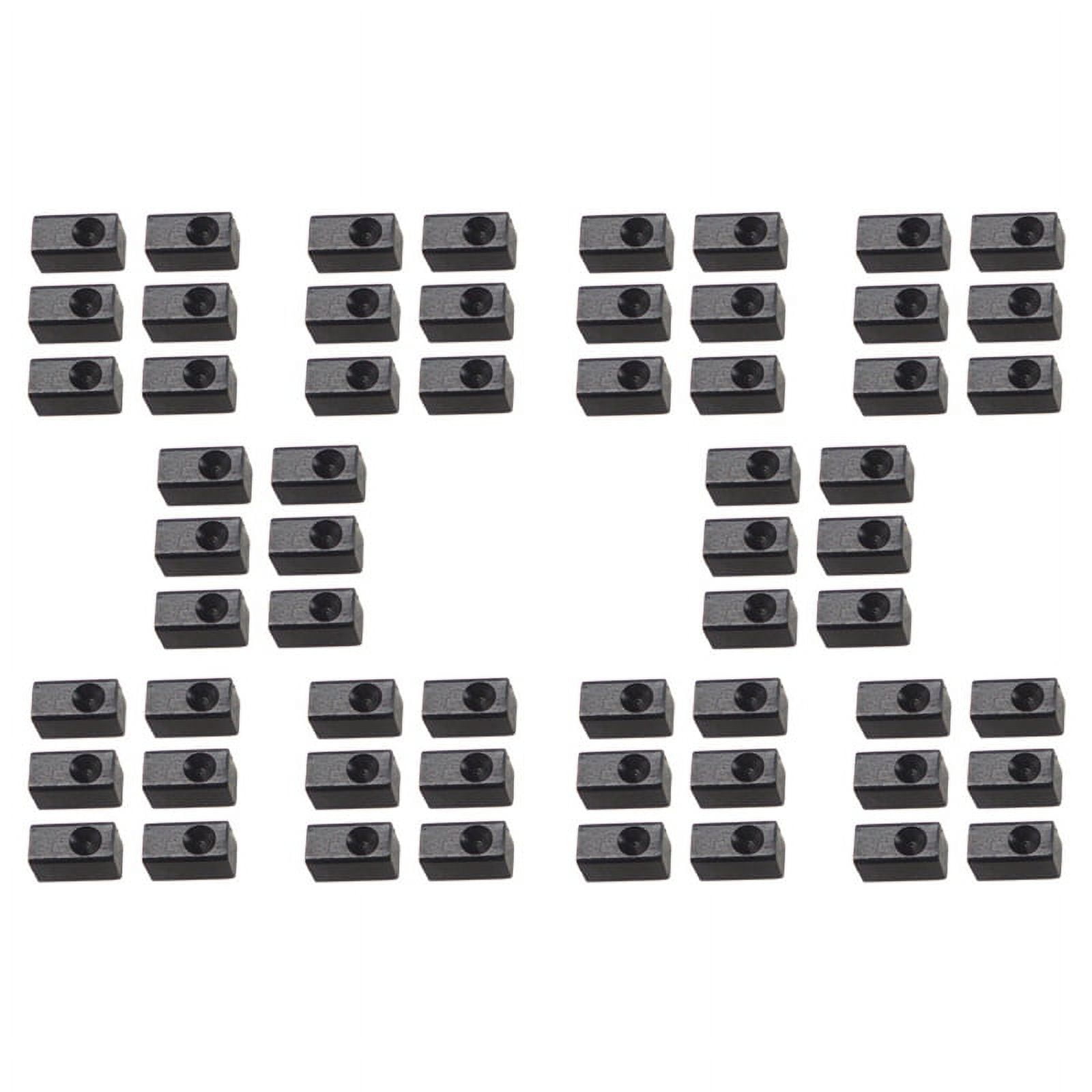 60 Pieces Guitar Tremolo Bridge Saddle Clamp Pressure Lock String ...