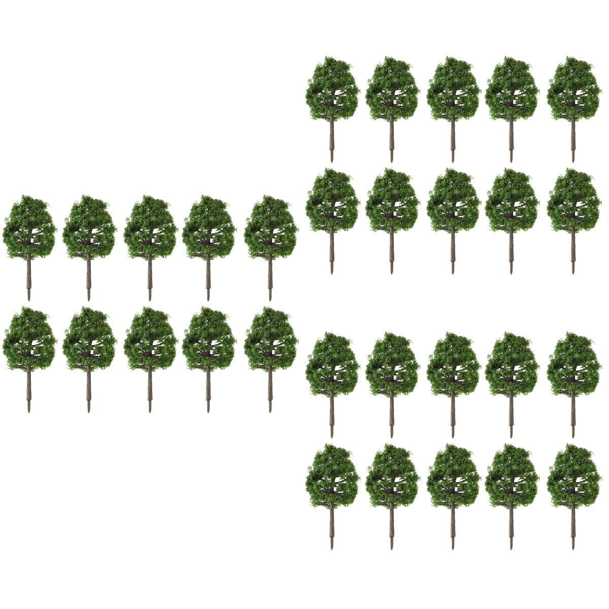 60 Pieces Model Trees Architectural 9CM Tree Model Landscape ...