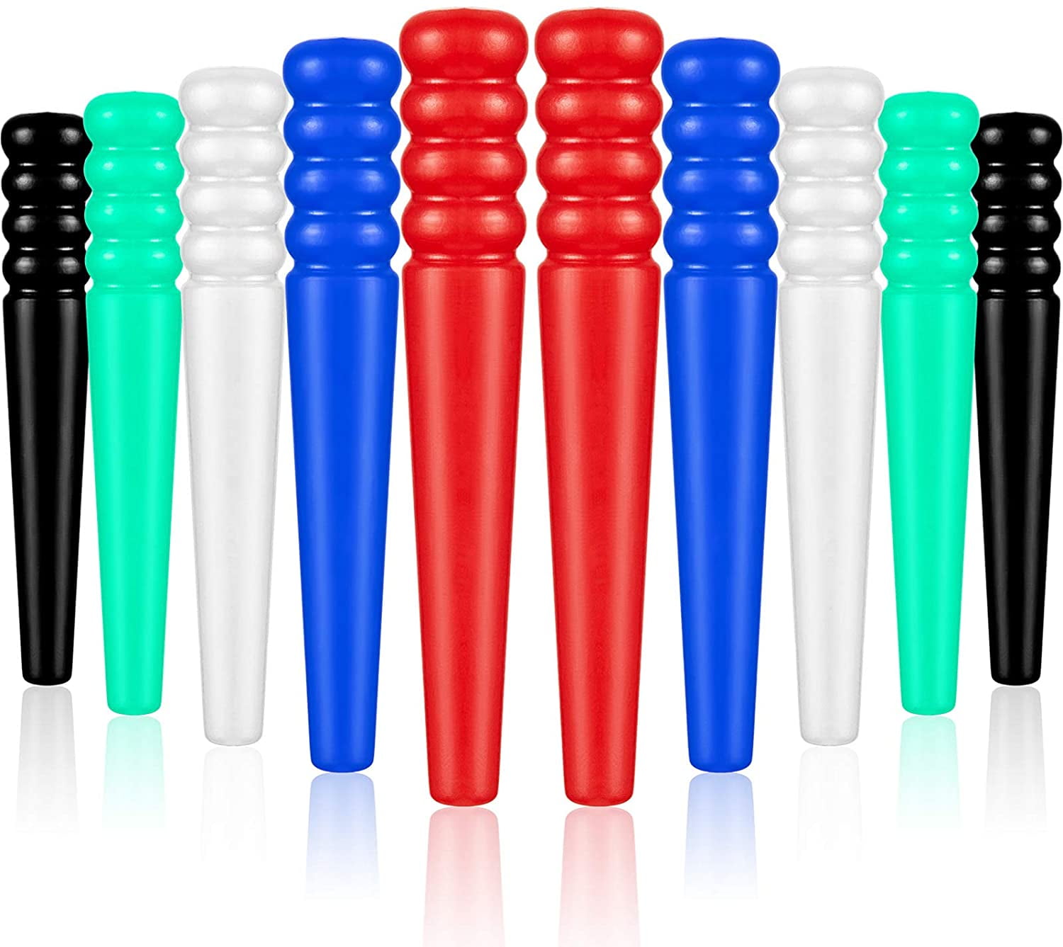 60 Pieces Plastic Cribbage Pegs Tapered Board Pegs Replacement for ...