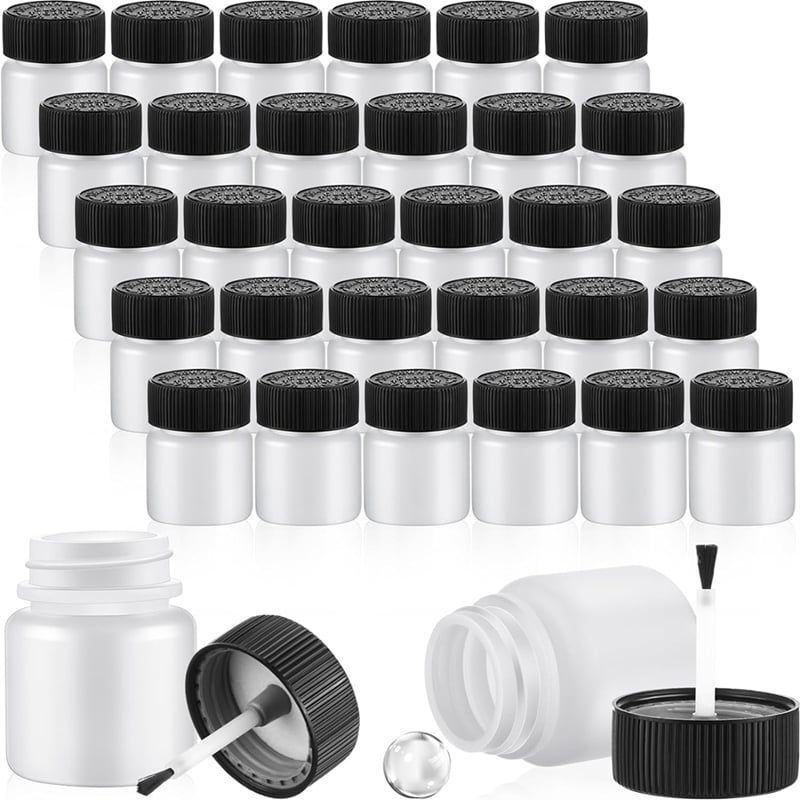 60 Pieces Touch Up Paint Bottles 30 Ml Empty Touch Up Paint Container ...