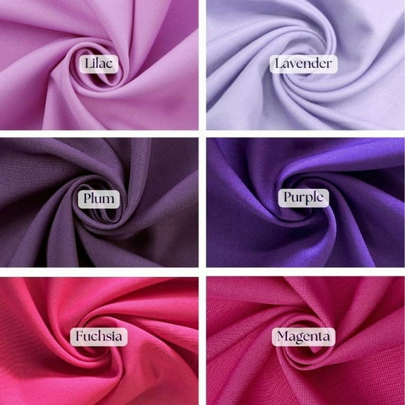 60” Poly Poplin Fabric by the Yard | Wrinkle-Resistant Polyester ...