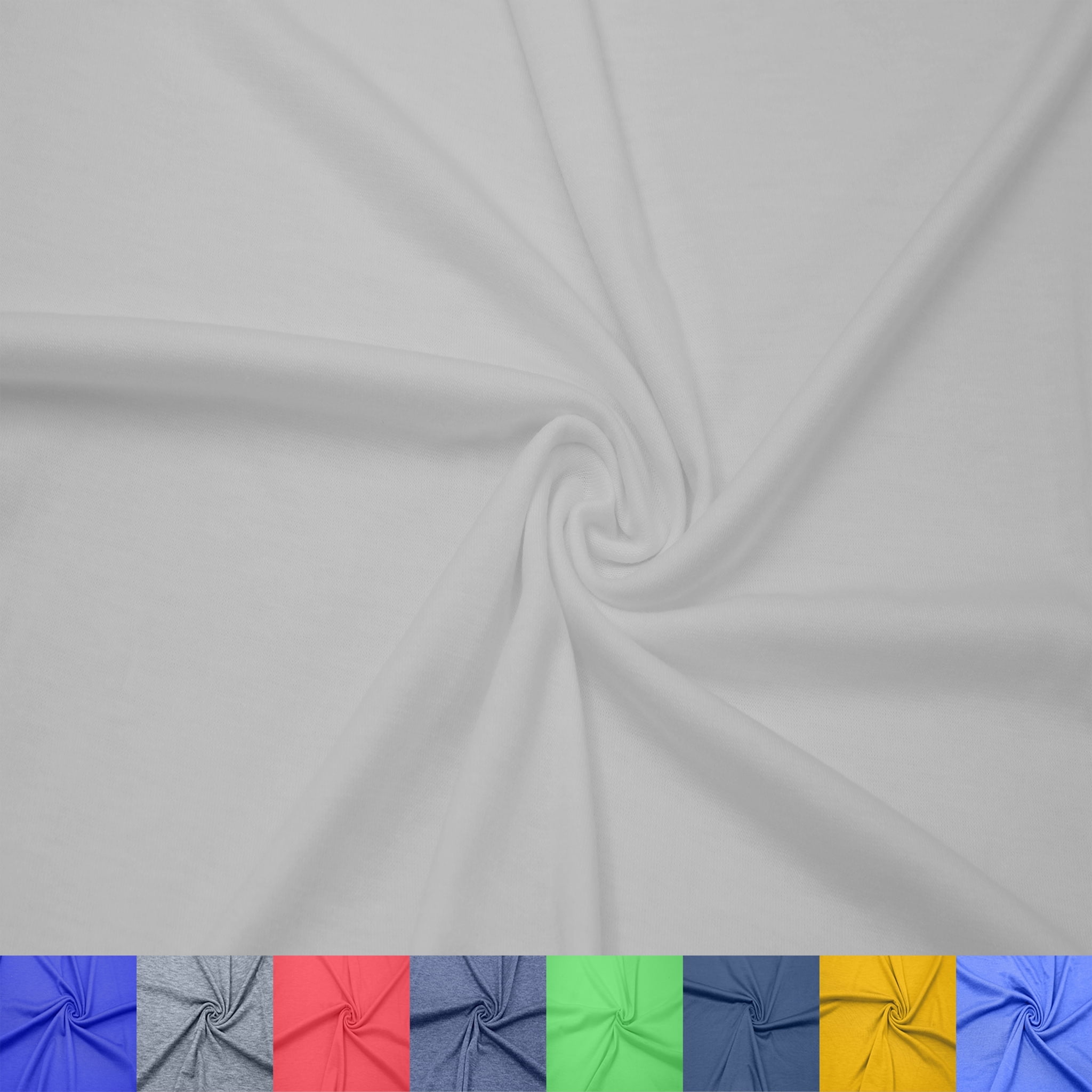 60" Polyester Rayon Spandex Jersey Knit Fabric by the Yard- 155GSM ...