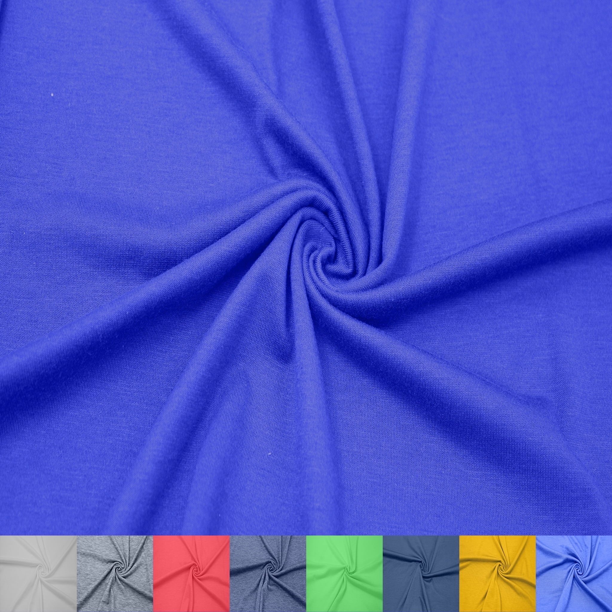 60" Polyester Rayon Spandex Jersey Knit Fabric by the Yard- 155GSM ...