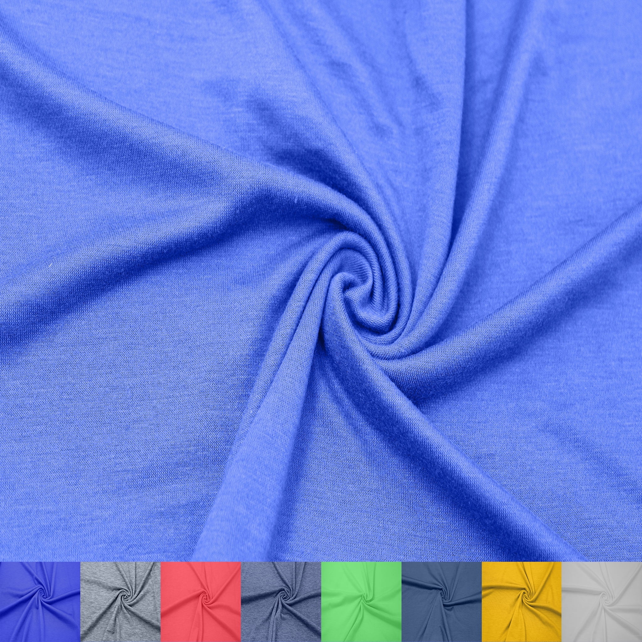 60" Polyester Rayon Spandex Jersey Knit Fabric by the Yard- 155GSM ...
