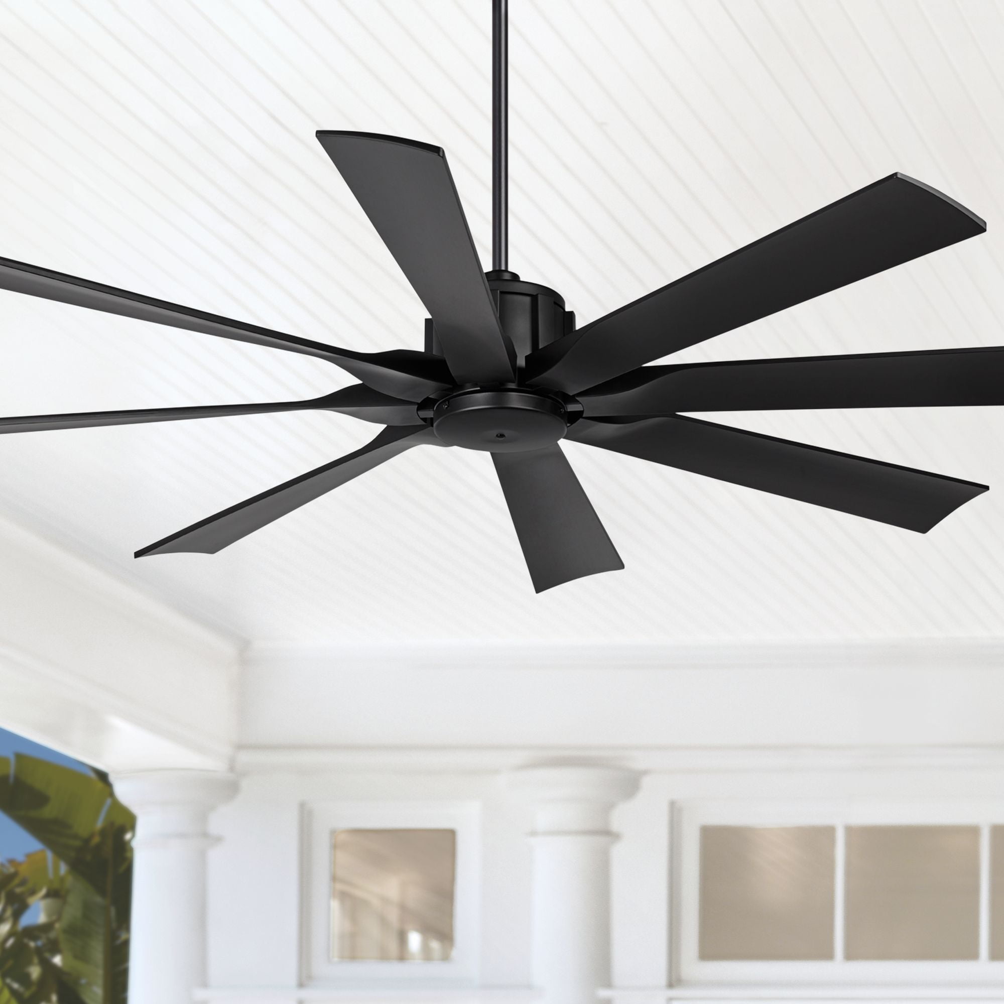 60" Possini Euro Design Modern Indoor Outdoor Ceiling Fan with Remote ...