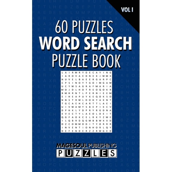 60 Puzzles Word Search Puzzle Book: Fun for all ages!, (Paperback ...