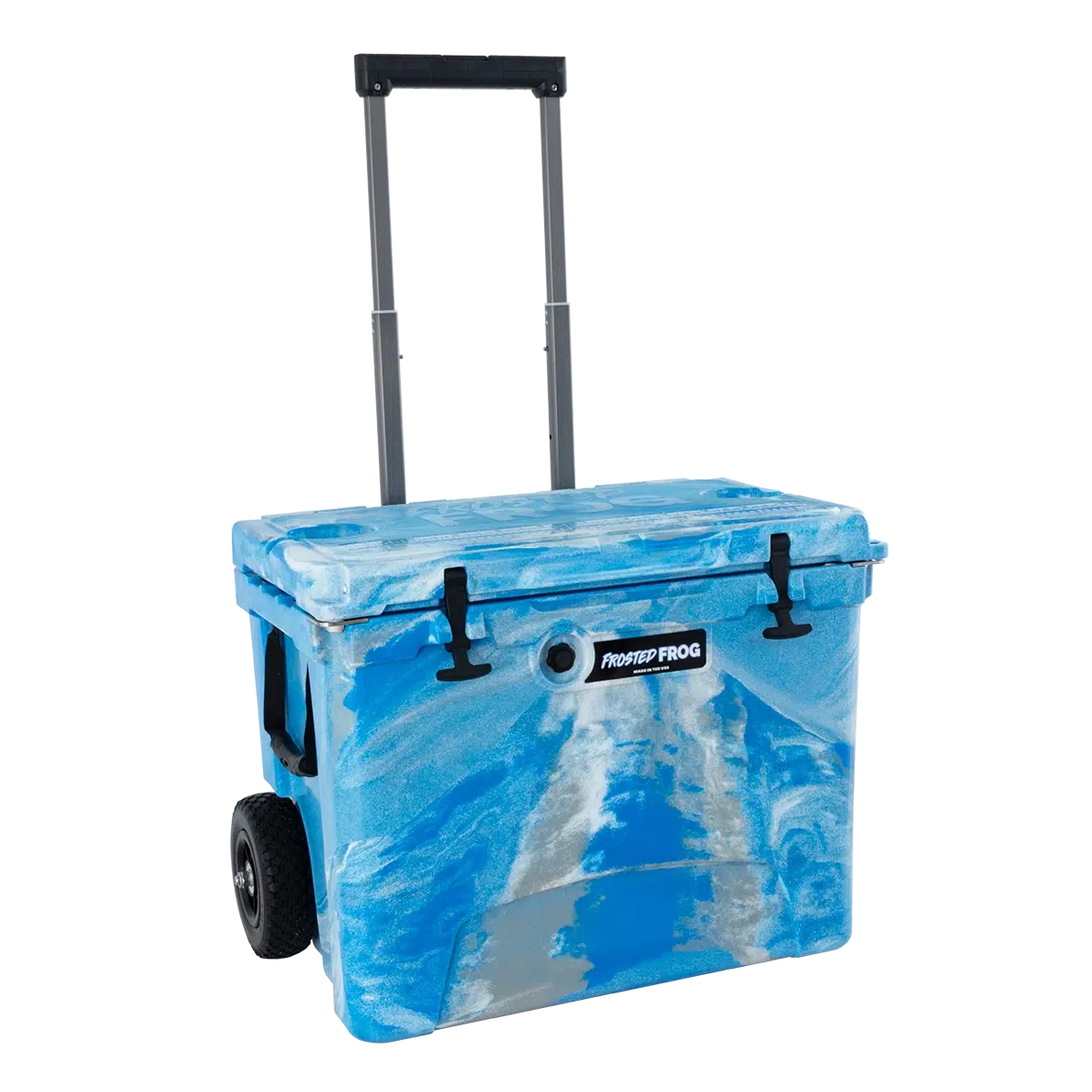 60 Quart Wheeled Cooler with Telescoping Handle – USA Made Rolling Hard ...