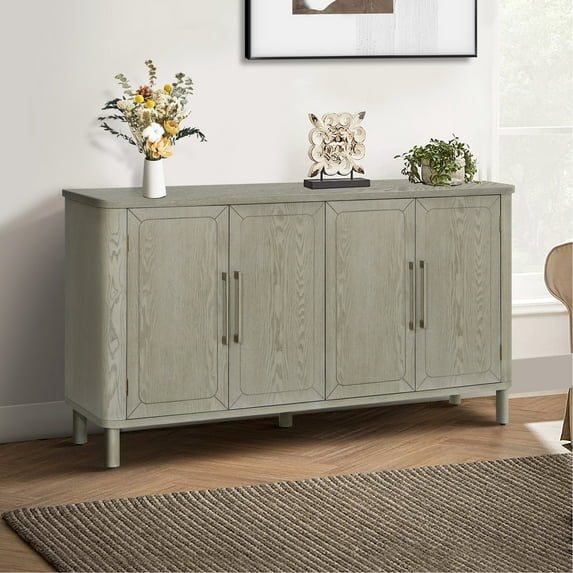 60'' Rounded Four-Side Cabinet | Clever Curved Countertop for Office ...