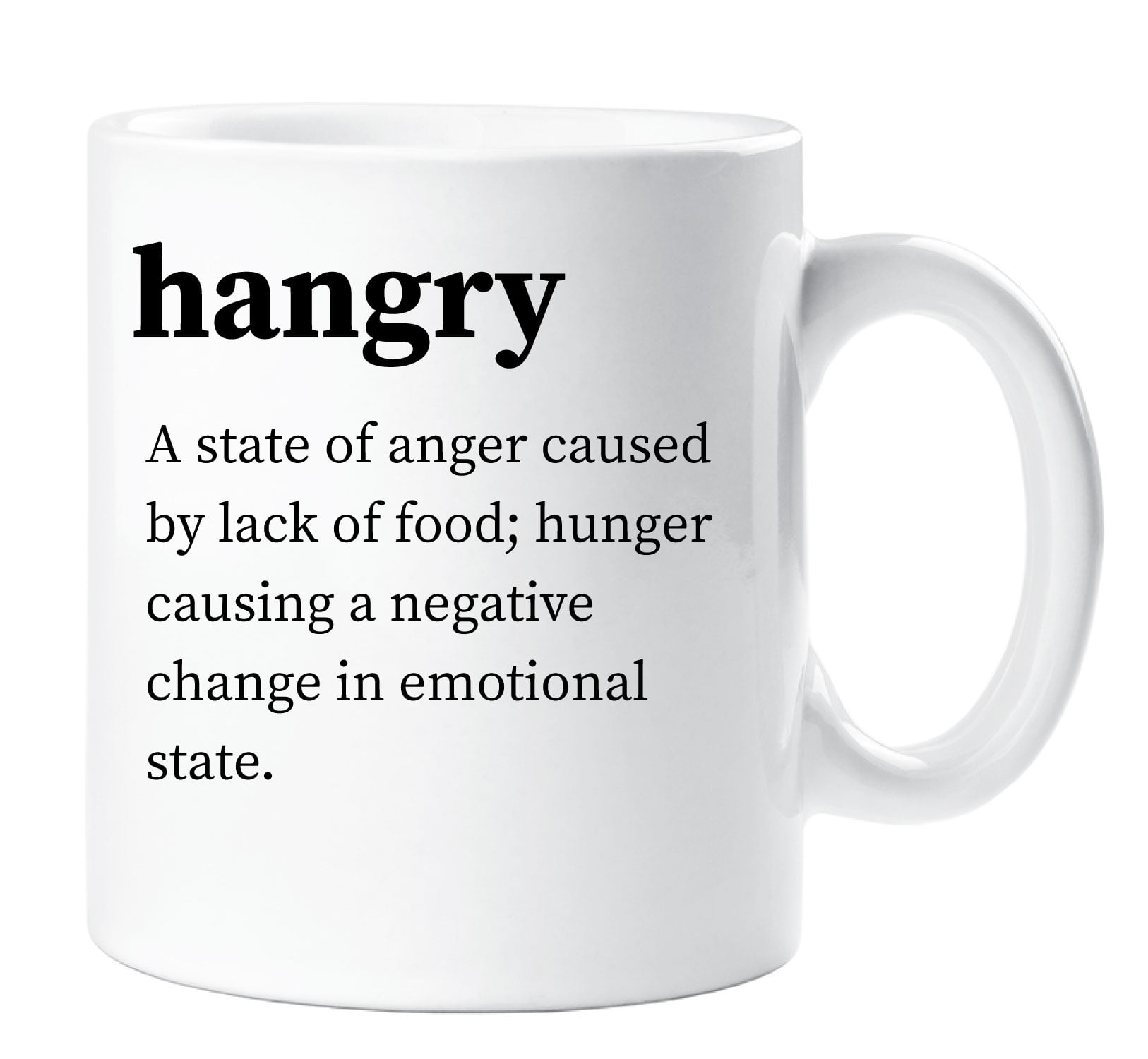60 Second Makeover Hangry Definition Mug Friend Present Hungry Angry ...