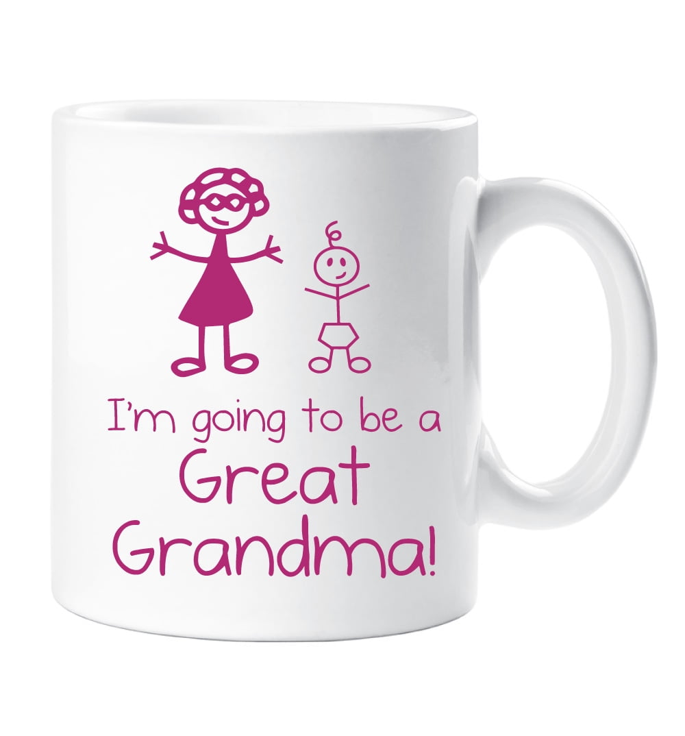60 Second Makeover I'm Going To be A Great Grandma Mug Family New Baby Announcement Gift Cup ...