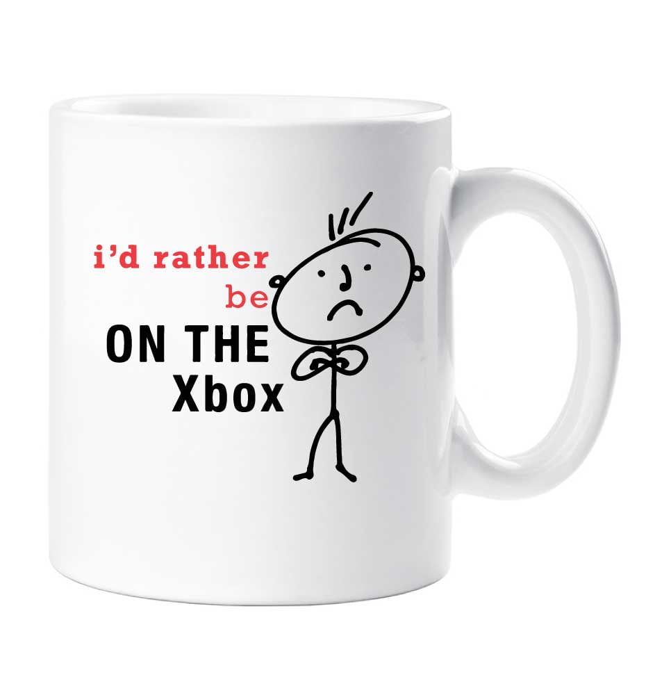 60 Second Makeover Men's I'd Rather Be On The Xbox Mug Cup Gift Dad ...