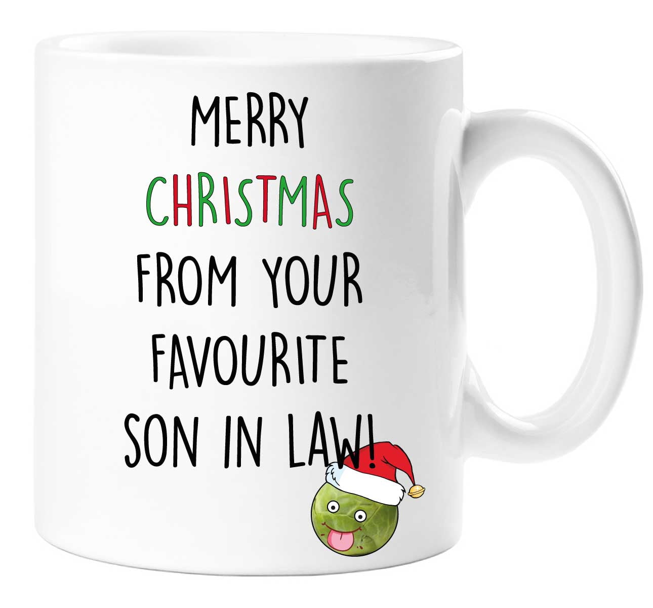 60 Second Makeover Merry Christmas From Your Favourite Son In Law Mug ...