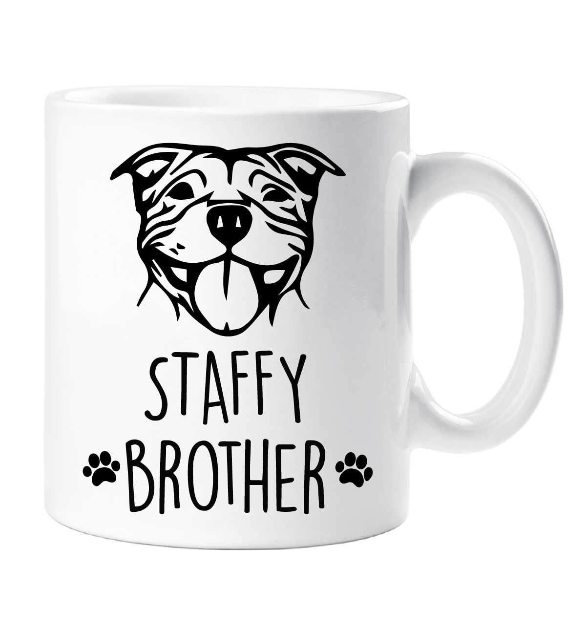 60 Second Makeover Staffy Mug Staffy Brother Pet Present Dog Lover ...