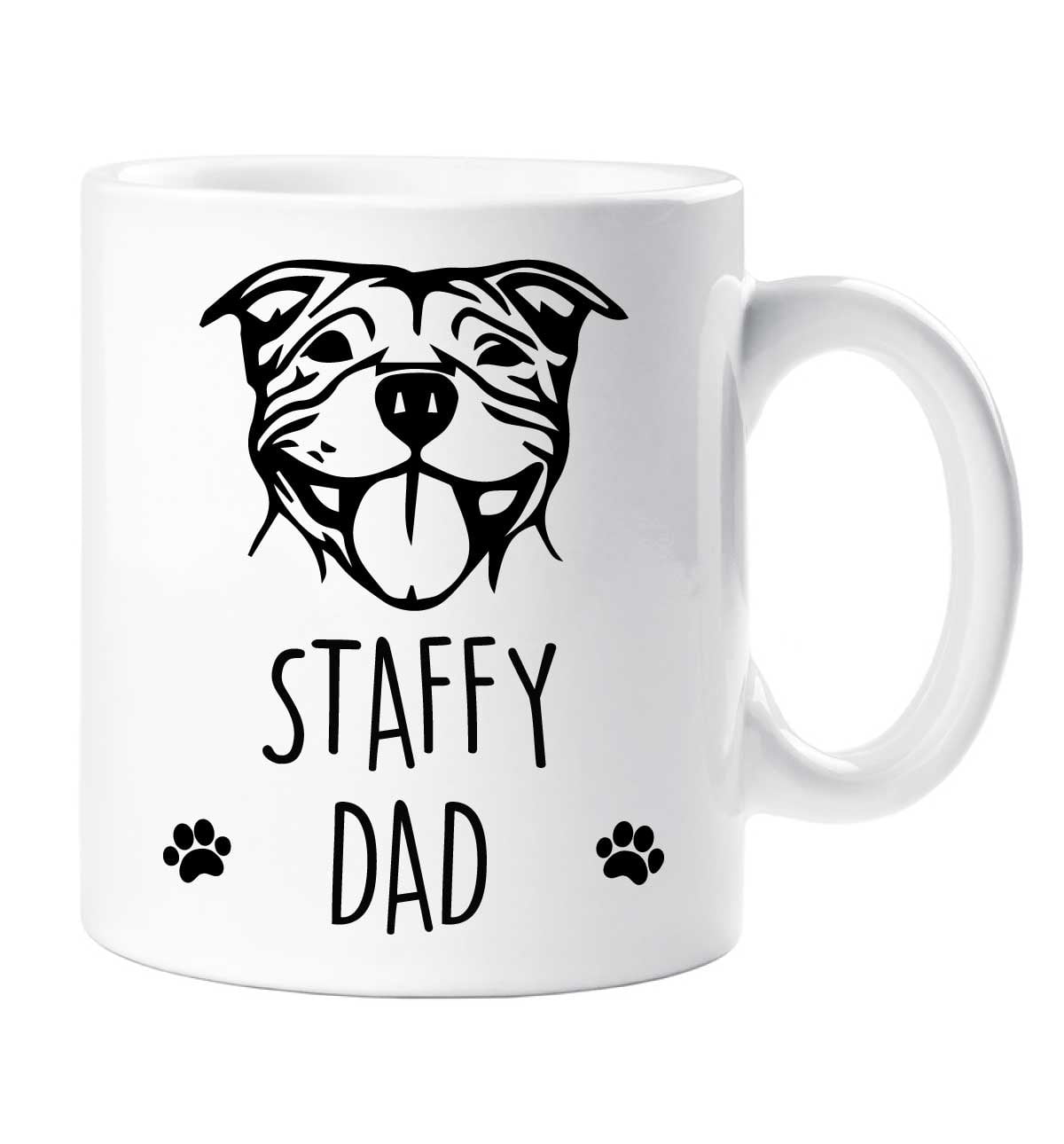 60 Second Makeover Staffy Mug Staffy Dad Pet Present Dog Lover ...