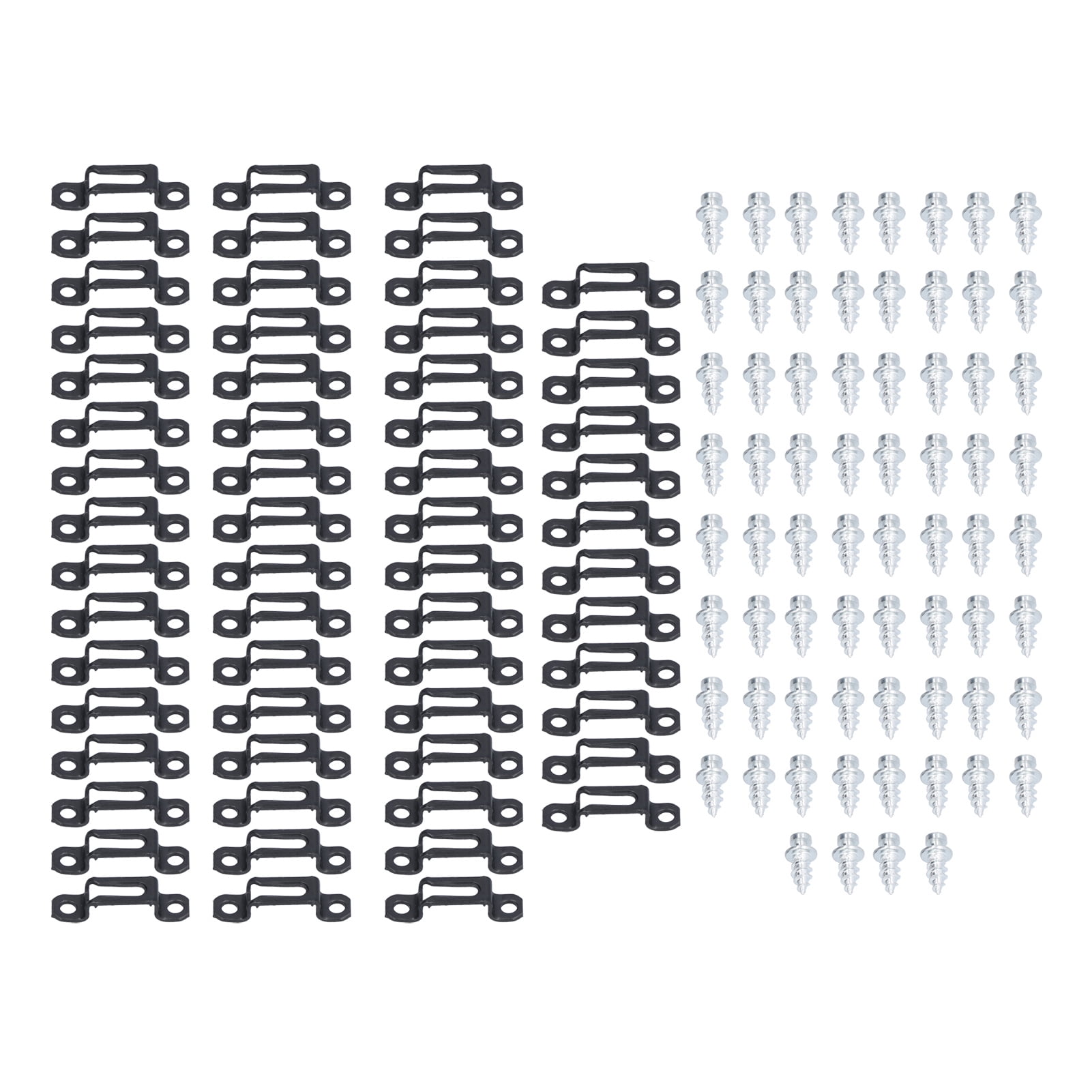 60-Set 2-in-1 Furniture Concealed Connector Slide Buckle Fasteners ...