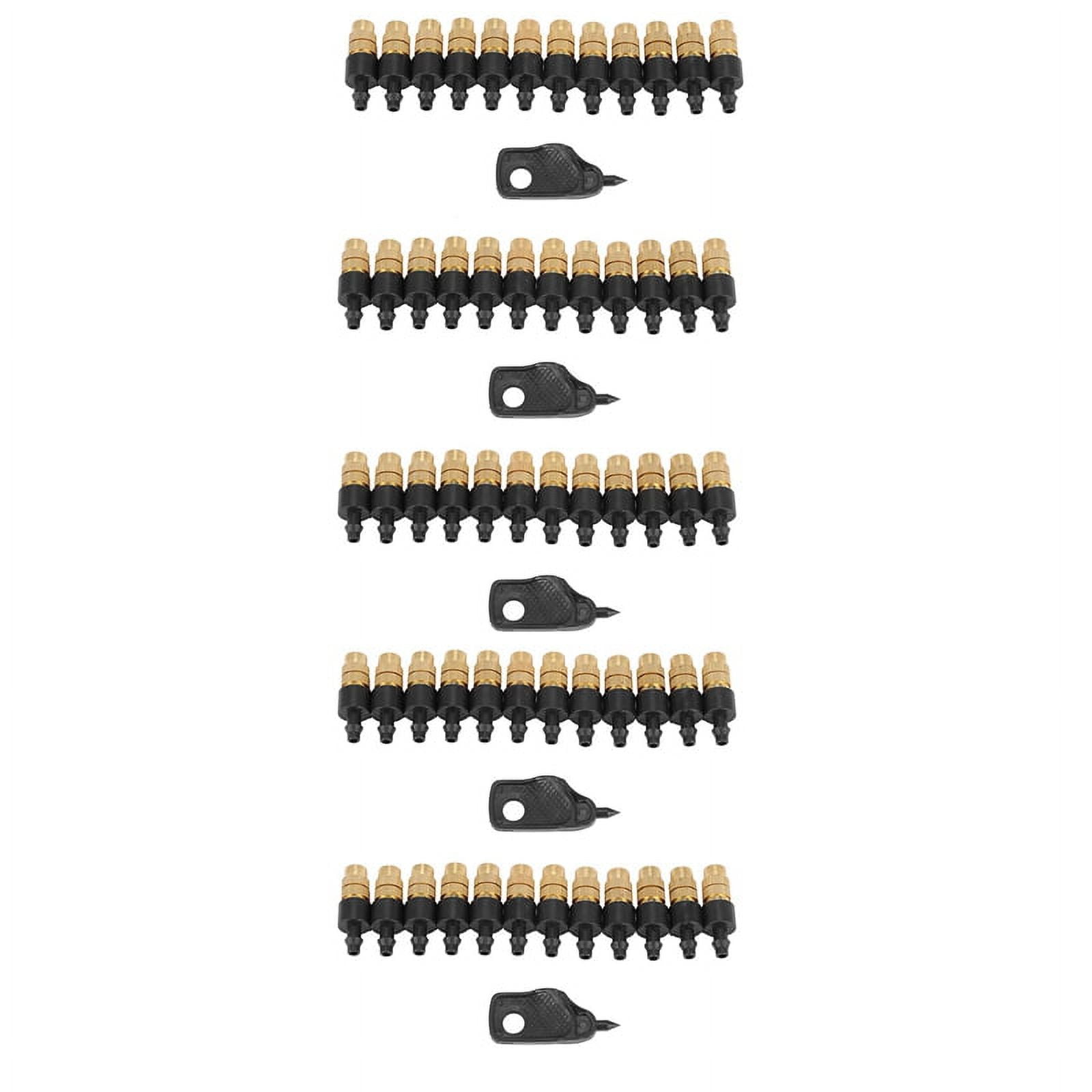 60 Set Copper Adjustable Nozzle Atomization Copper Capillary Effect ...