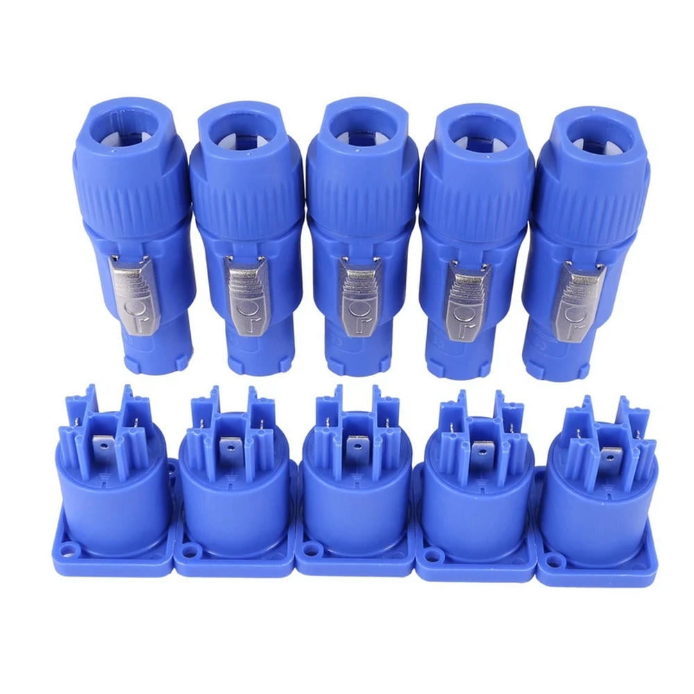 60 Set Powercon Type A NAC3FCA+NAC3MPA-1 Chassis Plug Panel Adapter ...