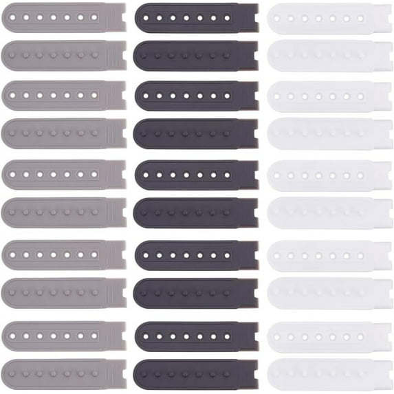 60 Sets 7-Holes Baseball Cap Buckle Extender Replacement Fasteners ...
