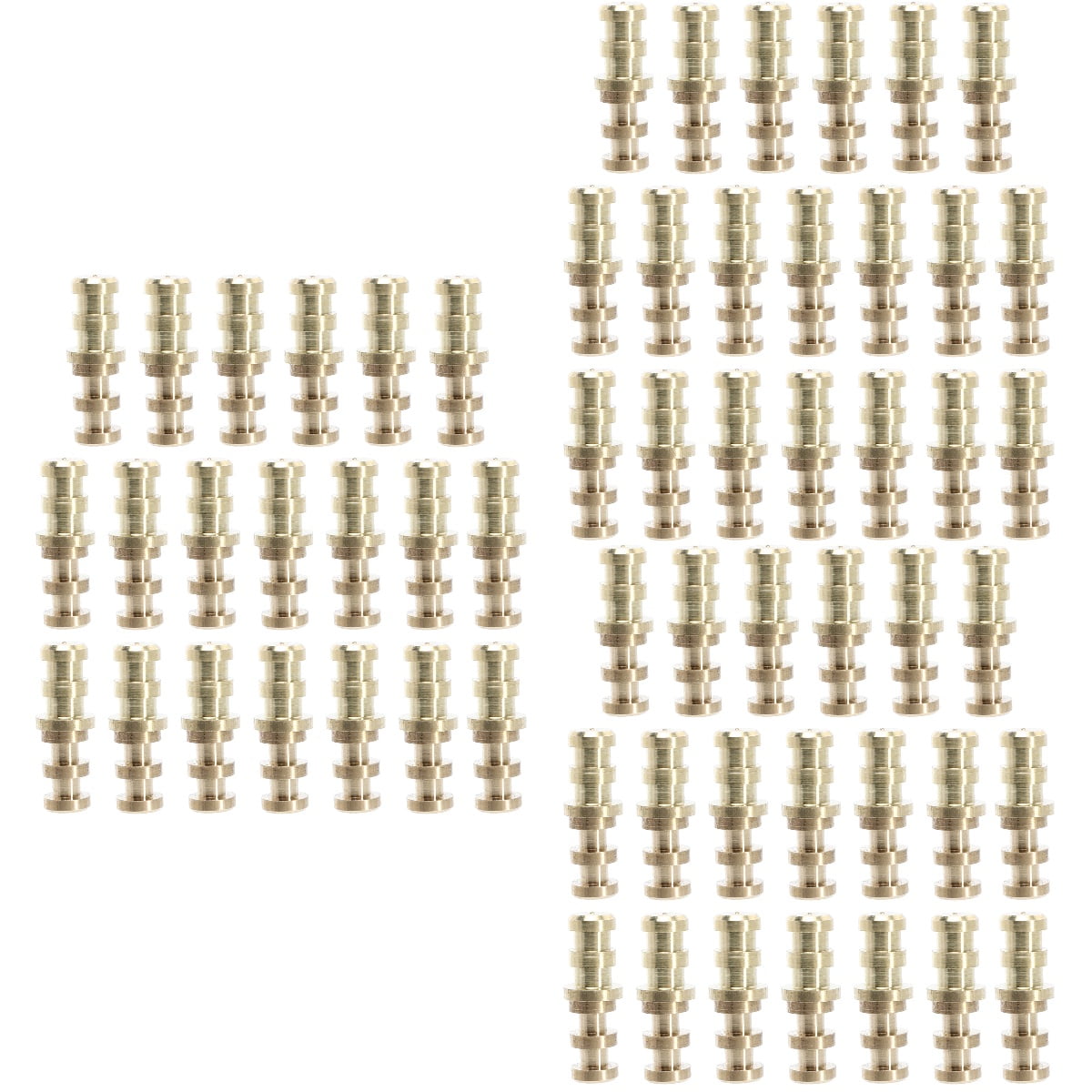 60 Sets Table Bolt Sleeve Connectors Durable Table Dowel Pin Alignment ...