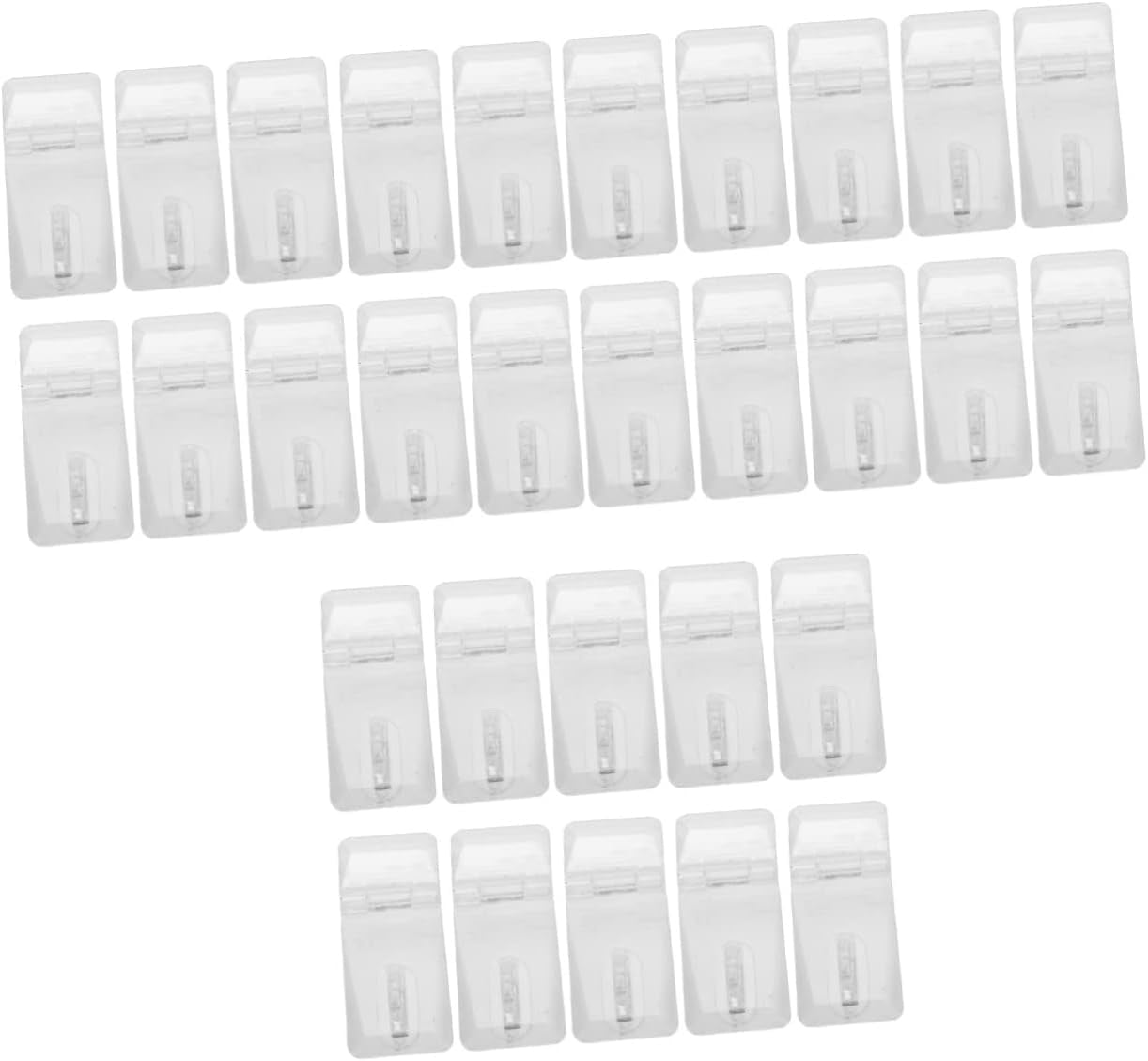 60 Sets Transparent Lock Acrylic Hasp Heavy Duty Door Hasp Transparent ...