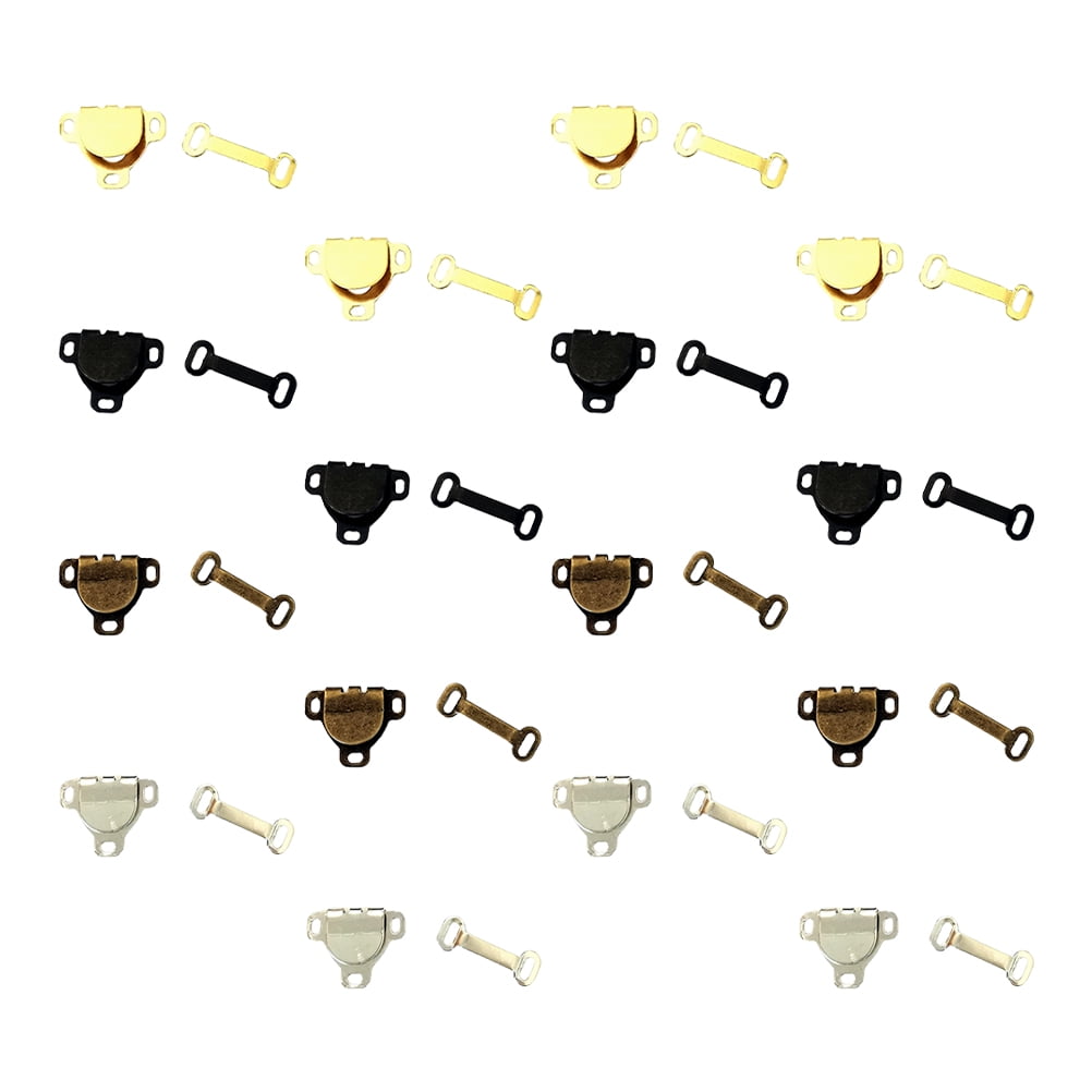 60 Sets Trousers DIY Handcraft Materials Copper Sewing Hooks and Eyes ...