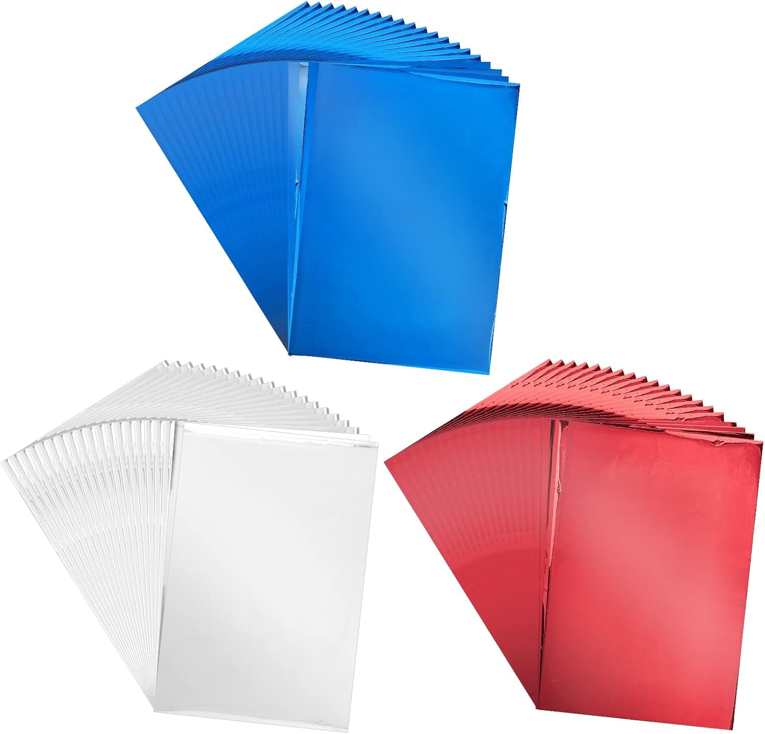 60 Sheets 3 Colors A4 Reactive Foil Transfer Foil Paper 18.5x29cm Toner ...