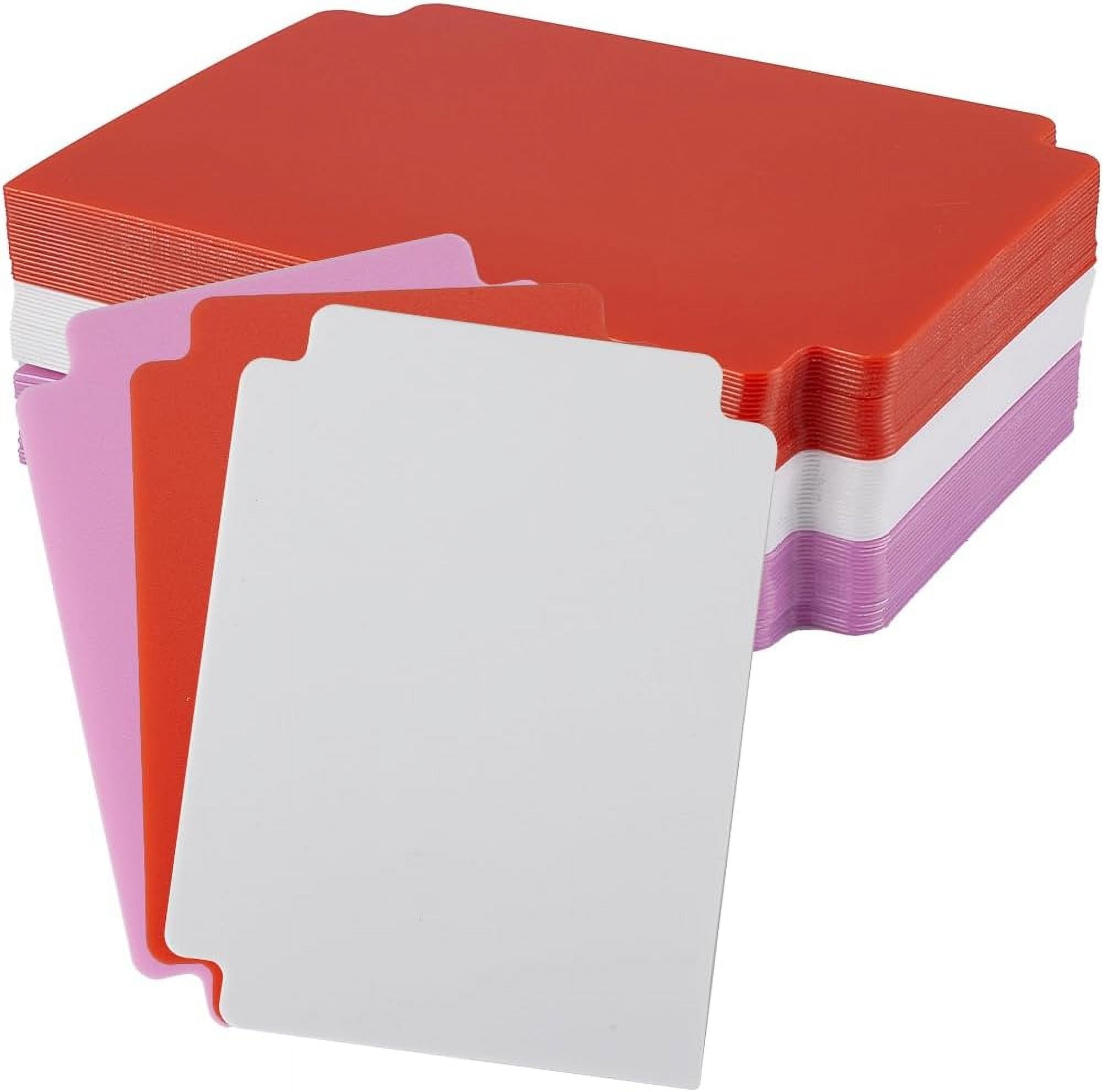 60 Sheets 3 Colors Trading Card Dividers Card Separator Card Sorting ...