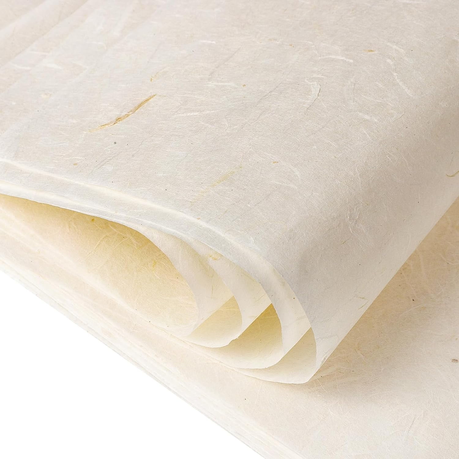 60 Sheets A4 Mulberry Paper Sheets Natural Fiber Rice Paper 8.5 x 11in ...