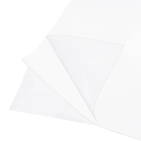 60 Sheets A5 Double Sided Adhesive Sheets 8.3x5.8 Inch Clear Craft ...