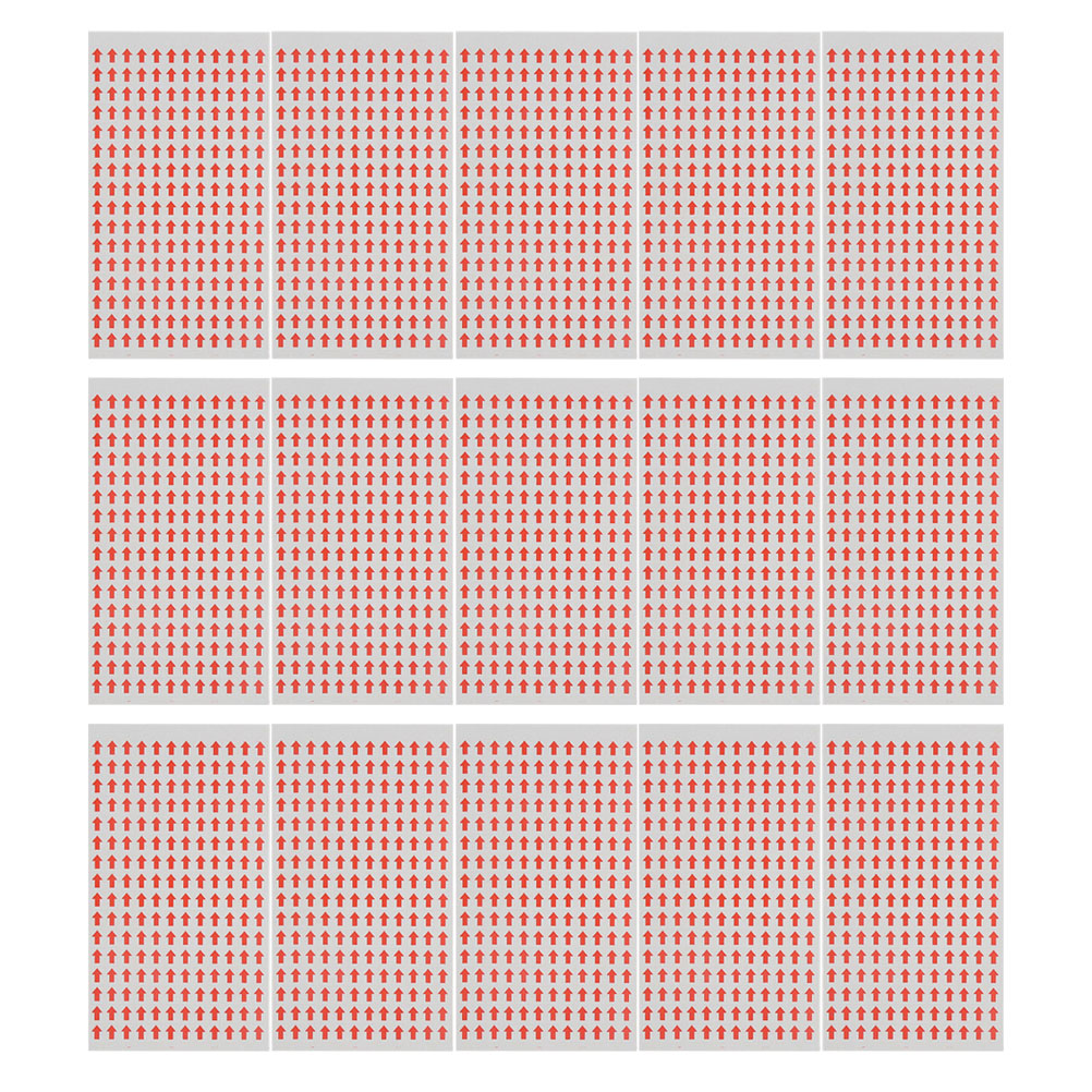 60 Sheets Arrow Stickers Indicator Tags Adhesive Arrow Labels Stickers ...