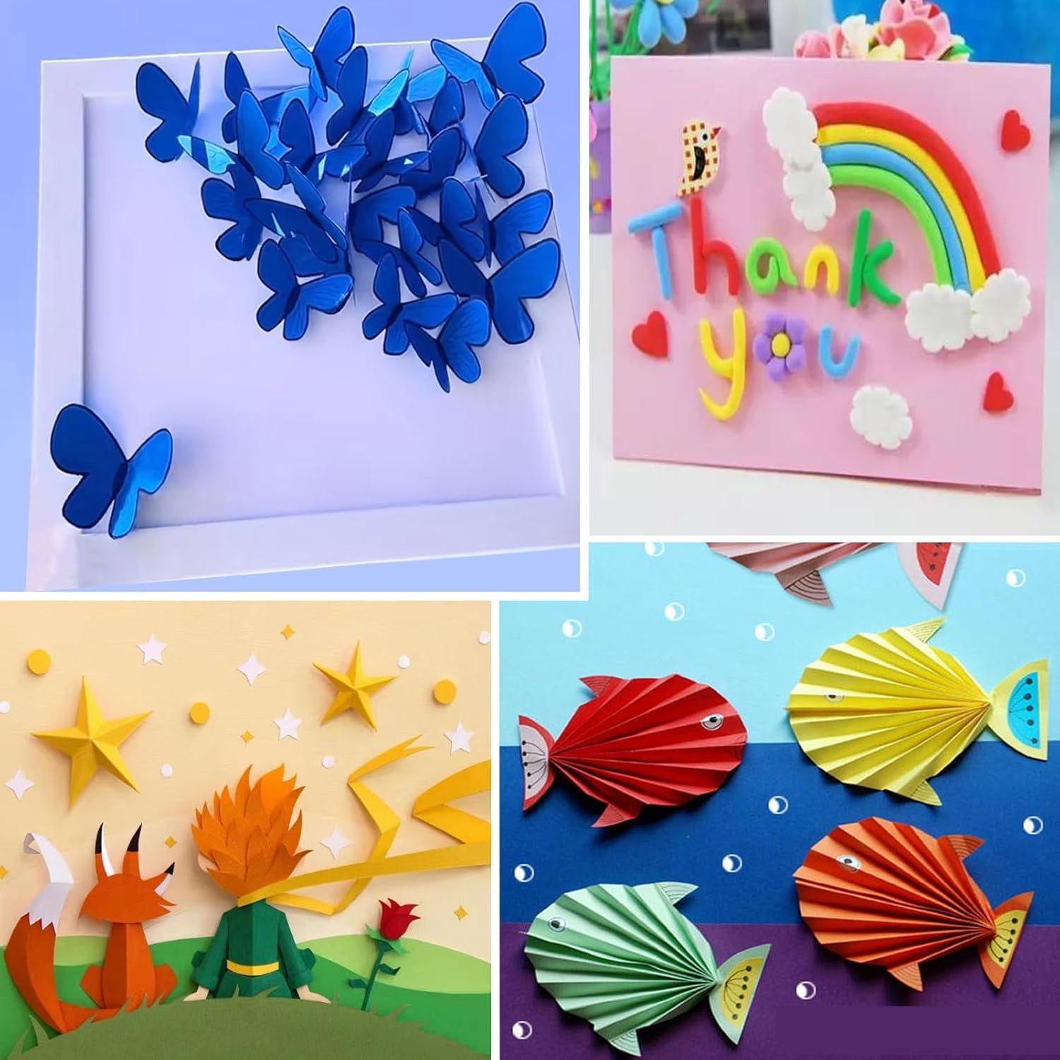 60 Sheets Colored Cardstock 8.5 x 11 Assorted 20 Colors, 230gsm/85lb ...