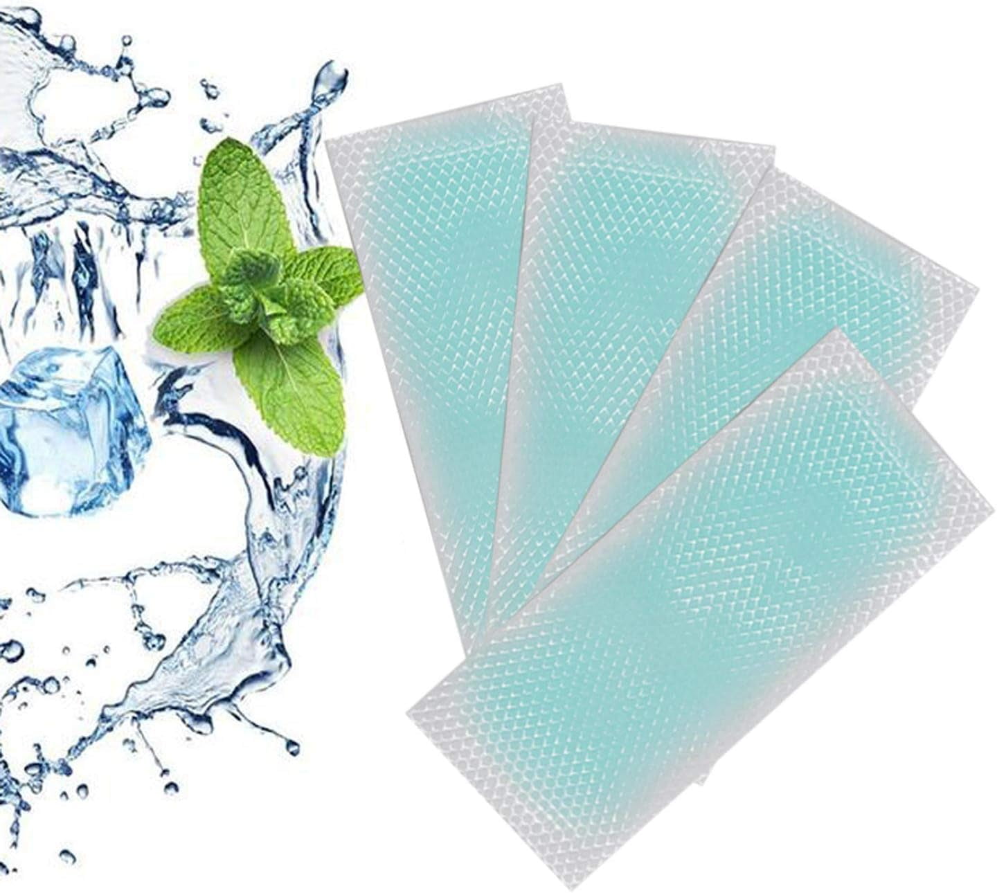 60 Sheets Fever Cooling Gel Patches | Relieve Headache, Toothache ...