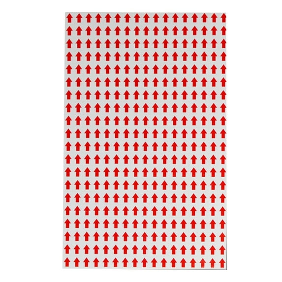 60 Sheets/Pack Adhesive Arrows Labels Stickers for Inspection Defect ...