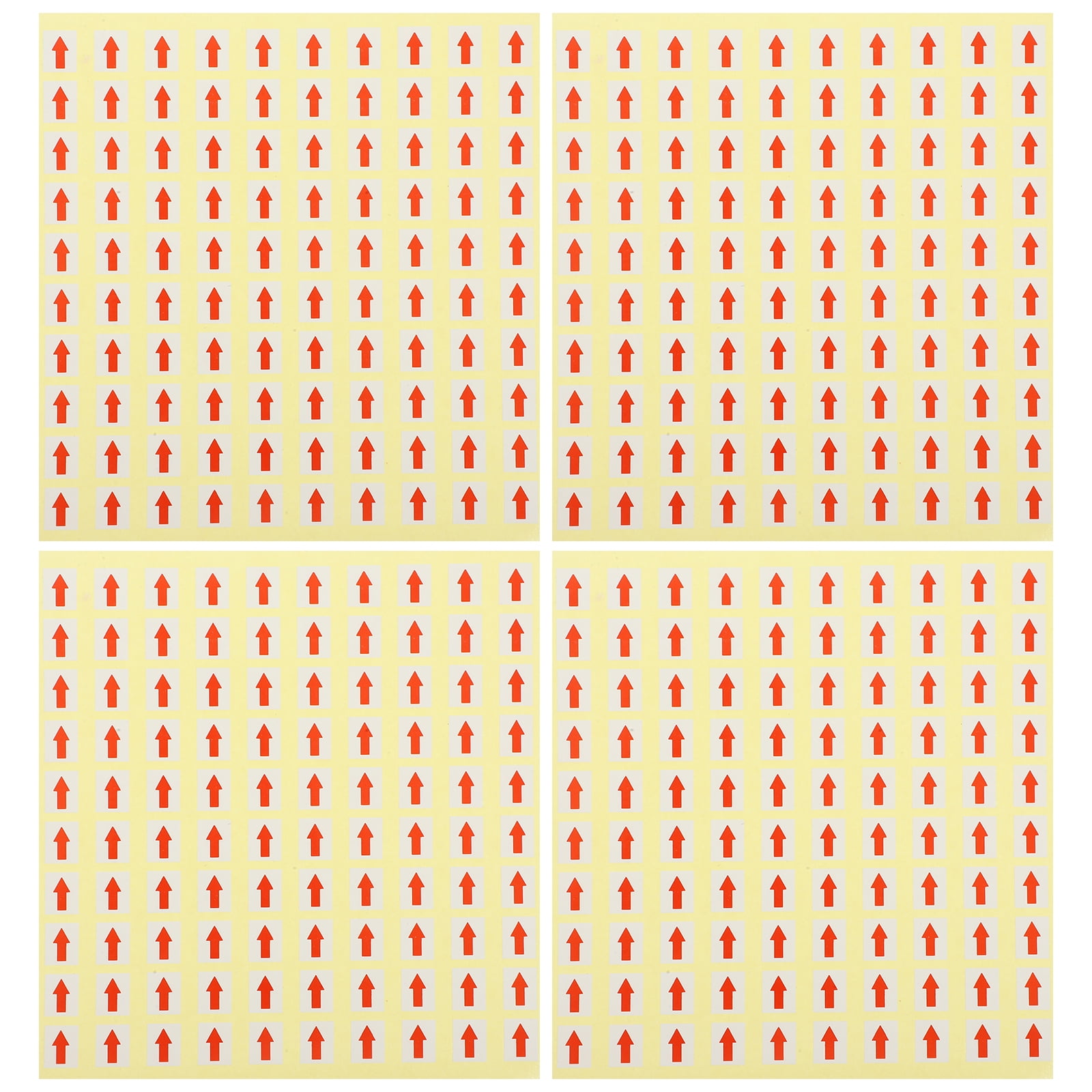 60 Sheets Practical Arrow Indicators Indicating Direction Decals Thank ...