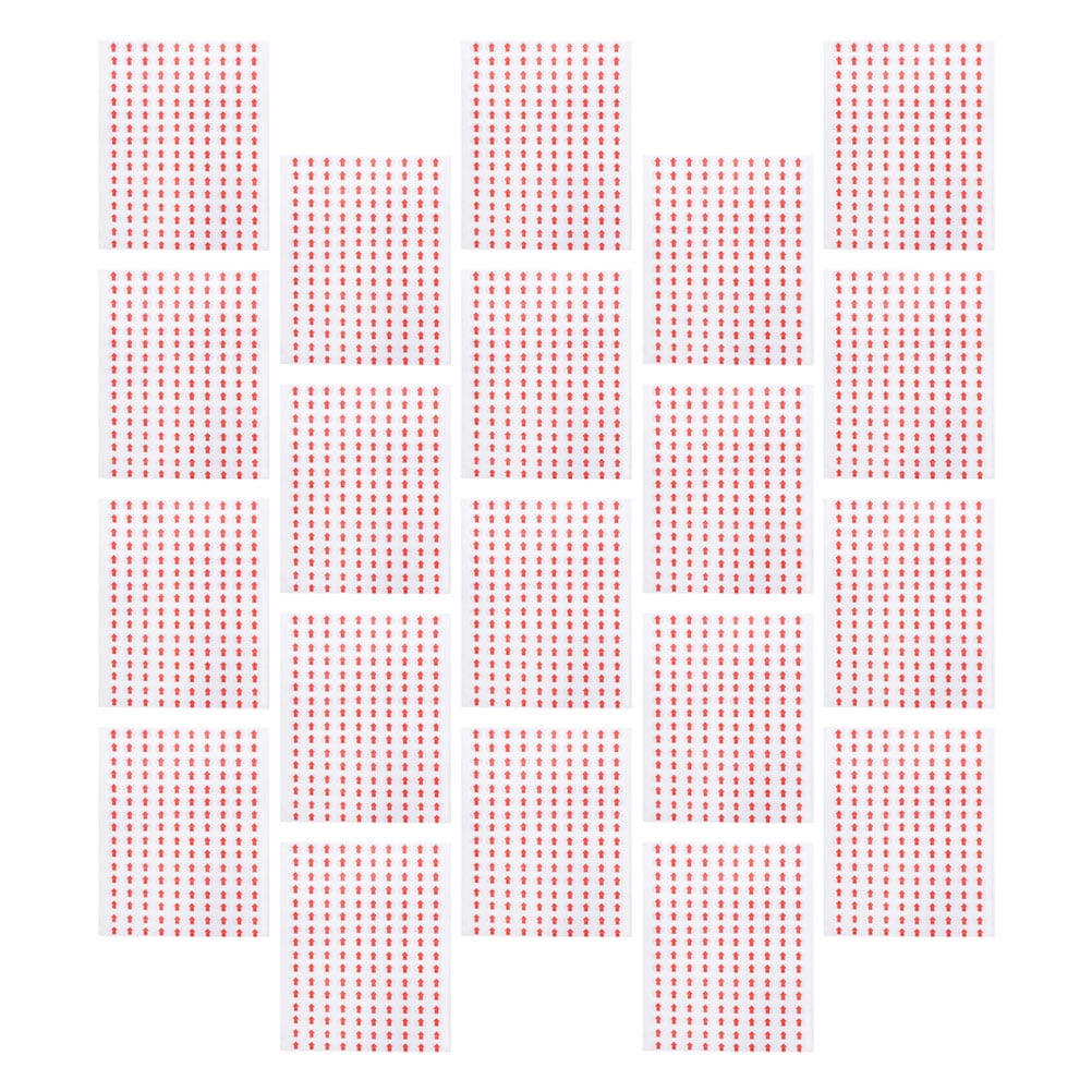 60 Sheets Red Arrow Stickers Adhesive Labels for Defective Product ...