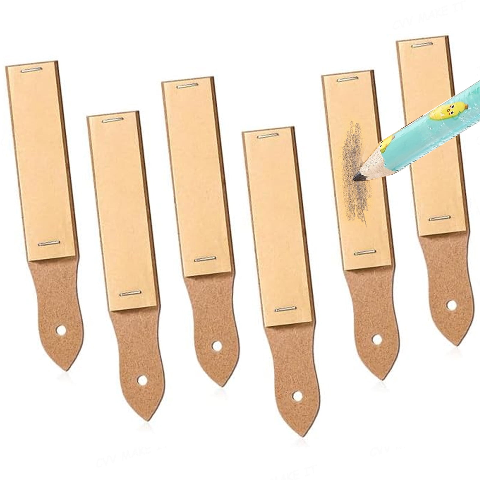 60 Sheets Sandpaper Sharpener Sketch Sandpaper Pencil Sharpeners ...