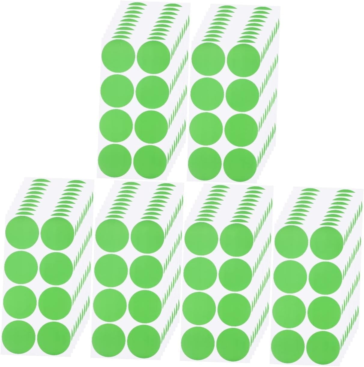 60 Sheets Sticky Sticker Coding of Colorful Large Decals Classification ...