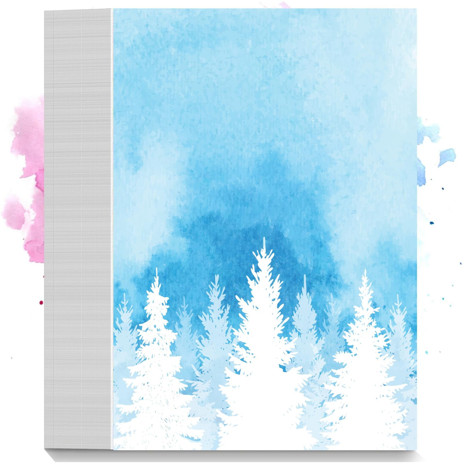 60 Sheets Watercolor Paper, YPF5 5 x 7 Inch Cold Press Water Color ...